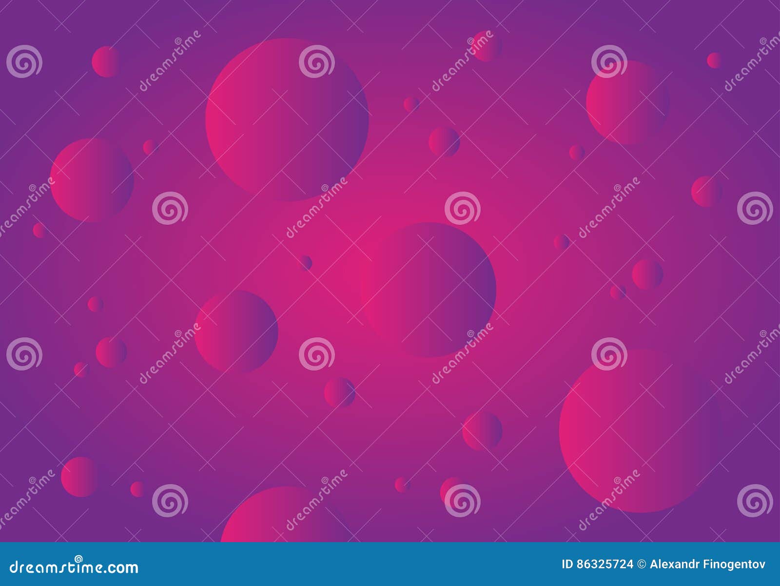 Purple Abstract Technology Background. Gradient Bubbles for Web Sites ...