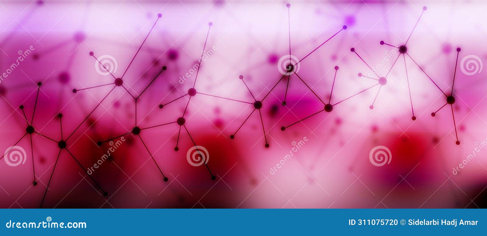 Purple Abstract Technology and Engineering Background with Plexus ...