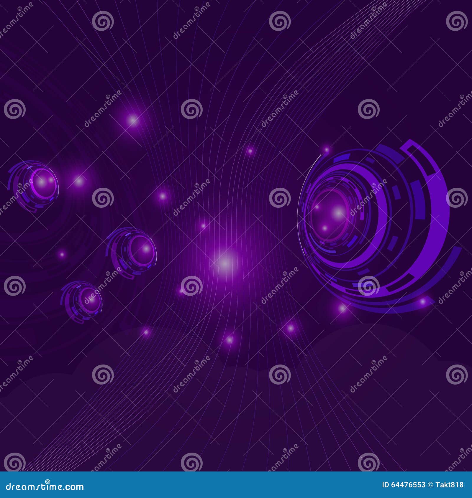 Purple Abstract Vector Communication Illustration Background Stock ...