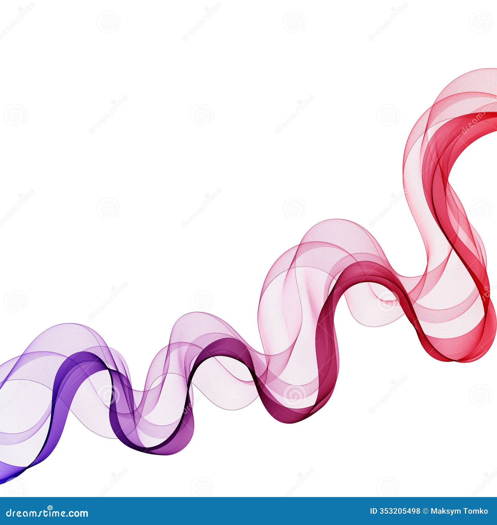 Purple Abstract Wave. Modern Vector Background. Bright Design Element ...