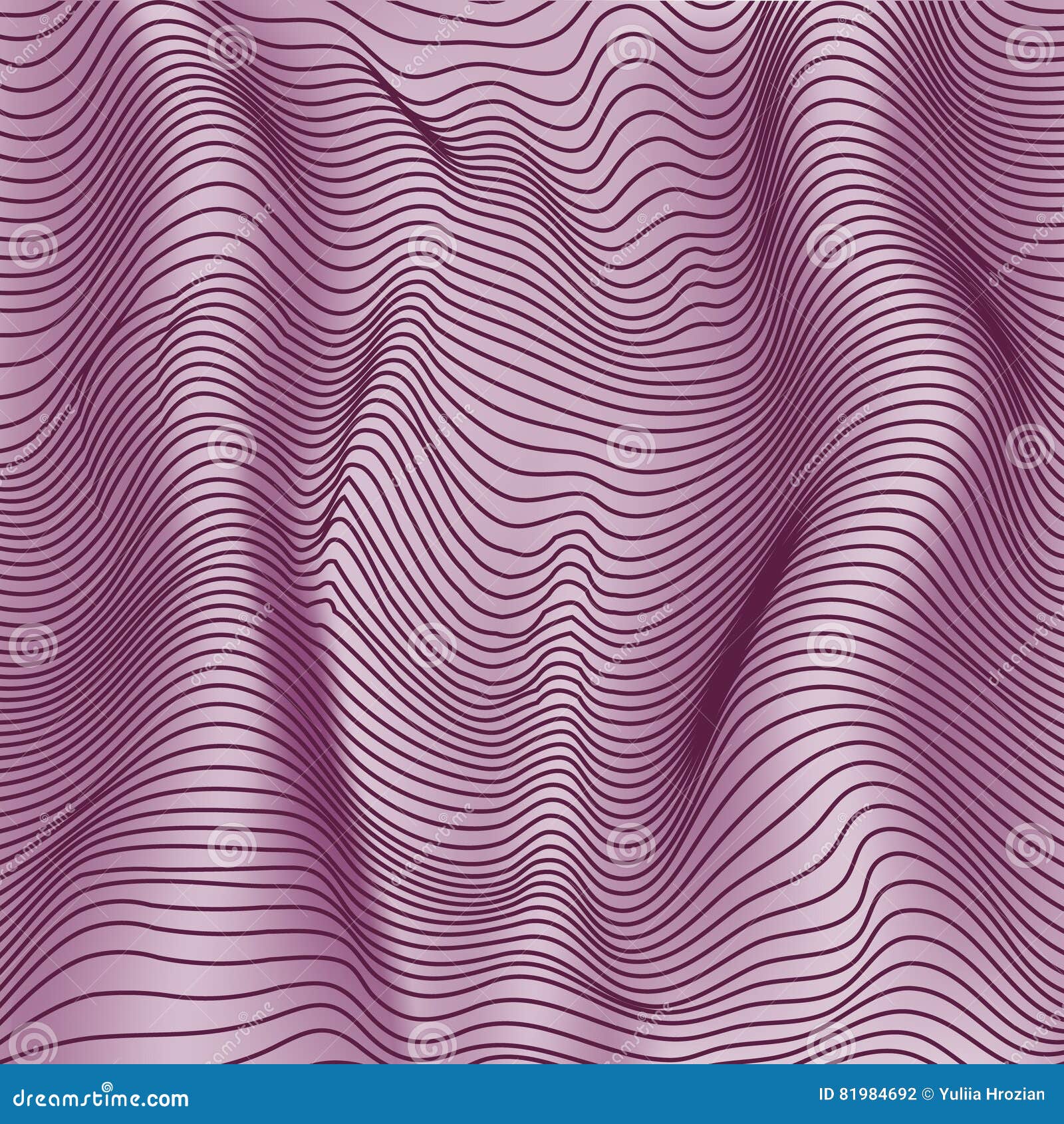 Purple Abstract Waves 3d Effect Vector Background Stock Vector ...