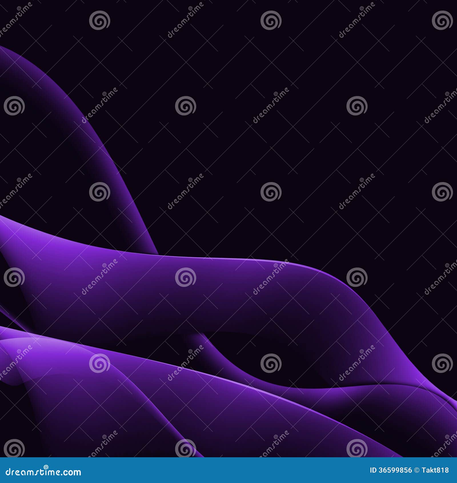 Purple Abstract Wavy Background Stock Illustration - Illustration of ...