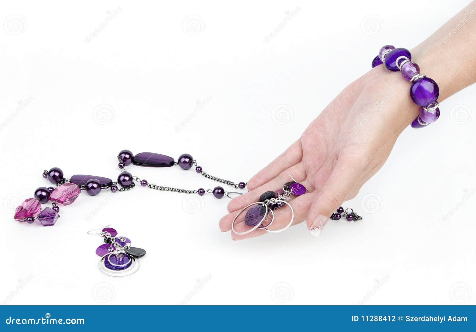 Purple accessories stock photo. Image of gift, bangle - 11288412