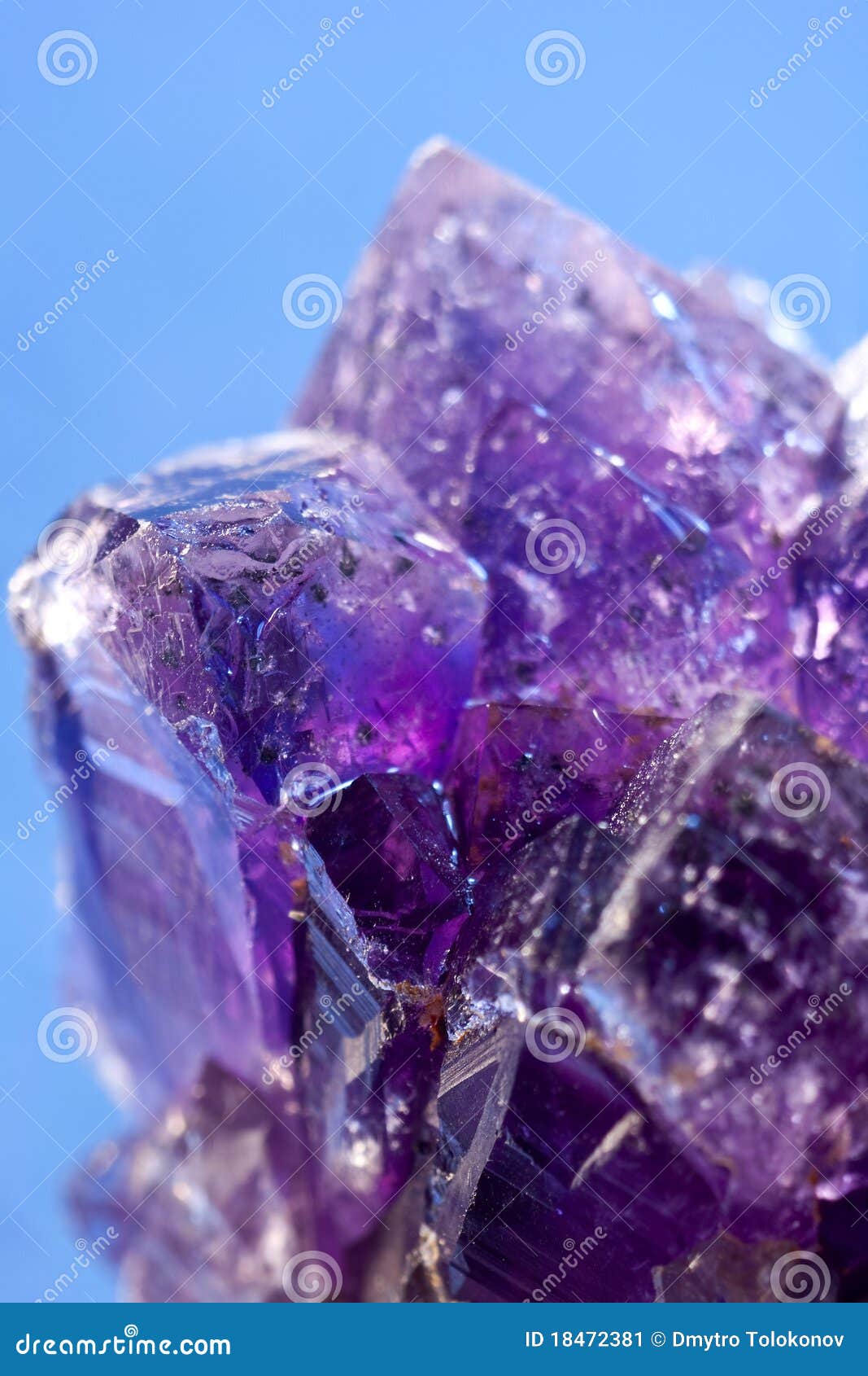 Purple amethyst stock image. Image of purple, jewel, mineral - 18472381