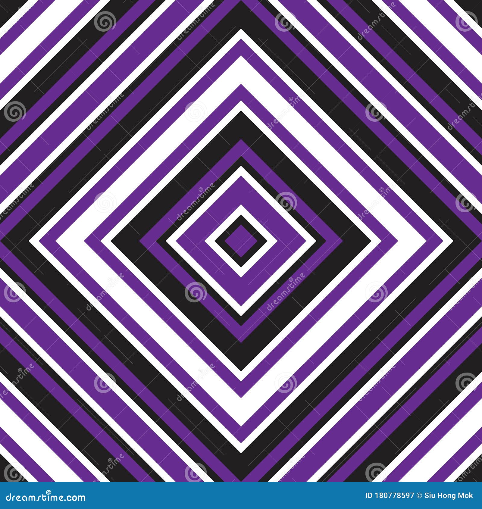 Purple Argyle Diagonal Stripes Seamless Pattern Background Stock Vector