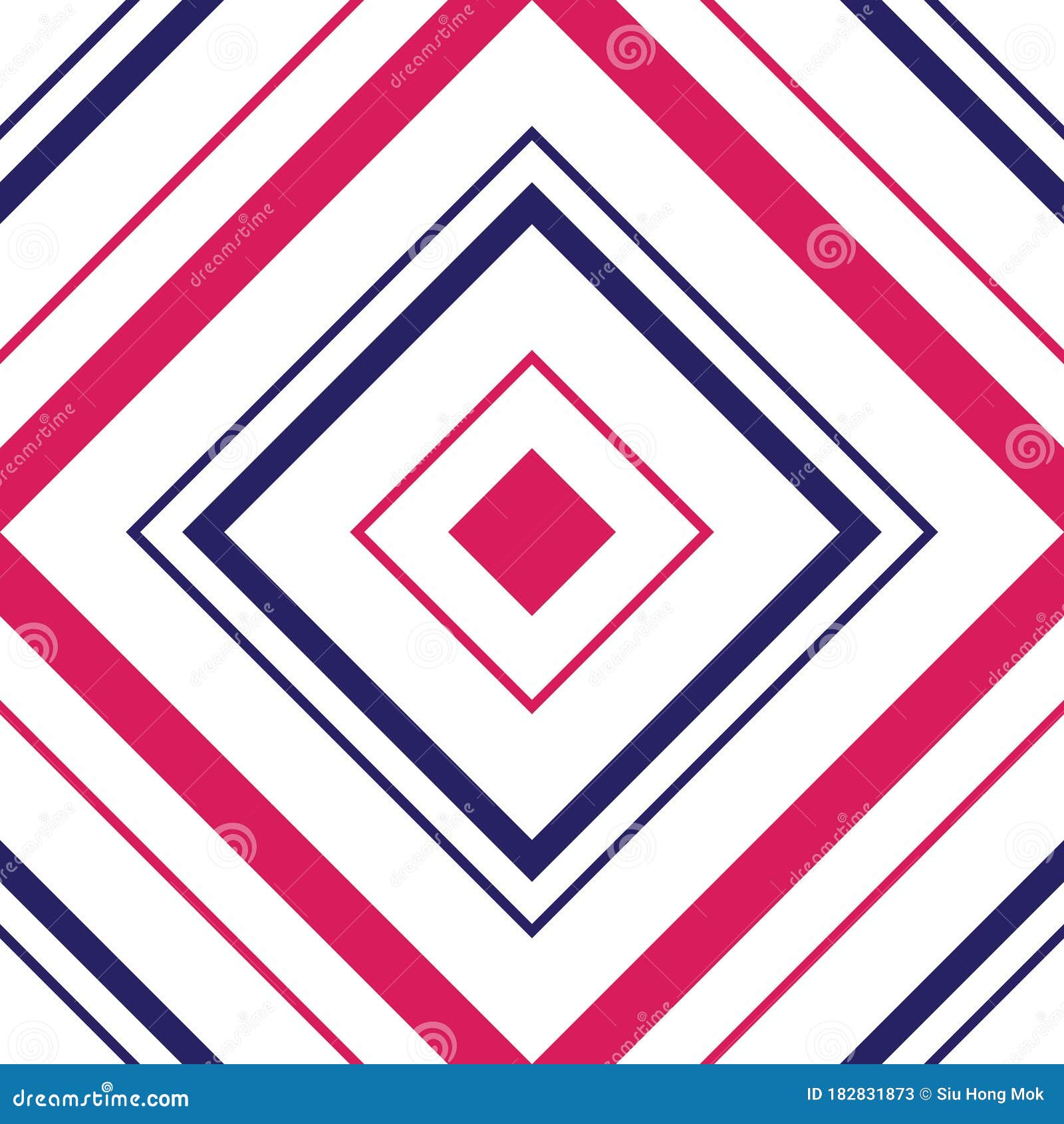 Purple Argyle Diagonal Stripes Seamless Pattern Background Stock Vector