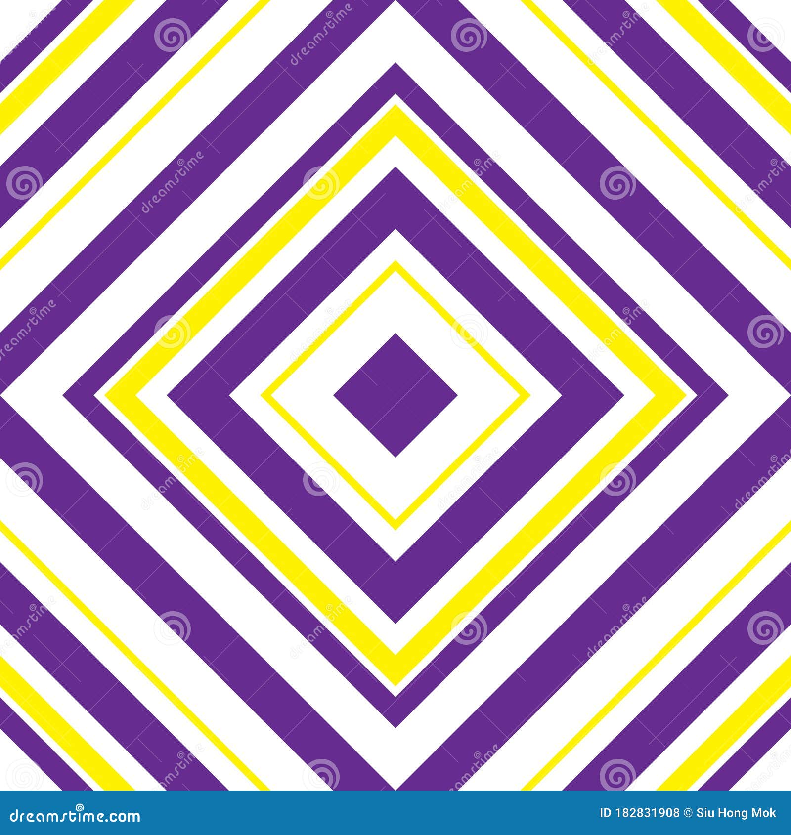 Purple Argyle Diagonal Stripes Seamless Pattern Background Stock Vector