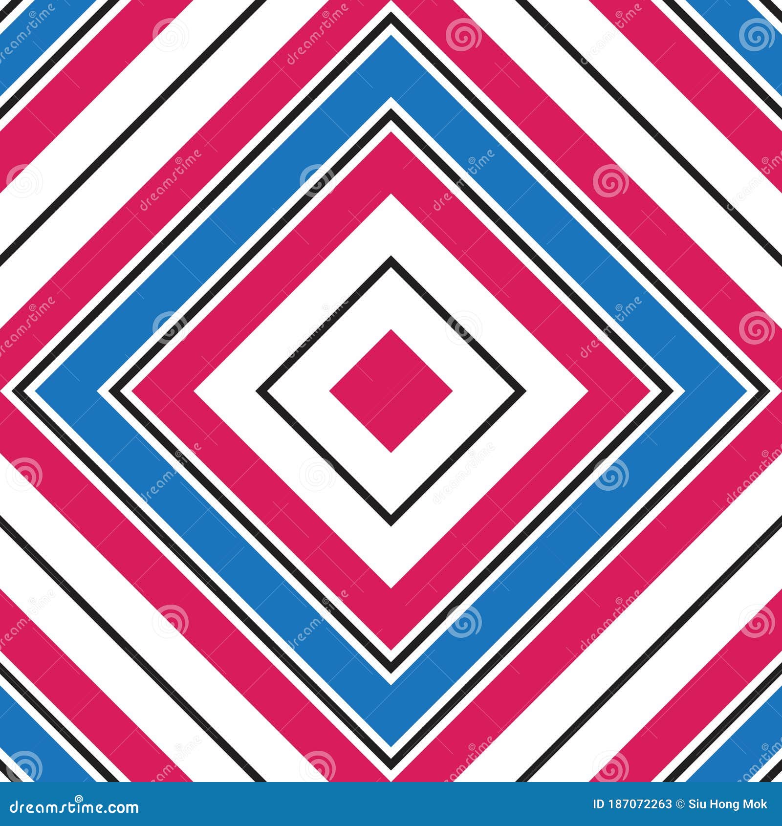 Purple Argyle Diagonal Stripes Seamless Pattern Background Stock Vector