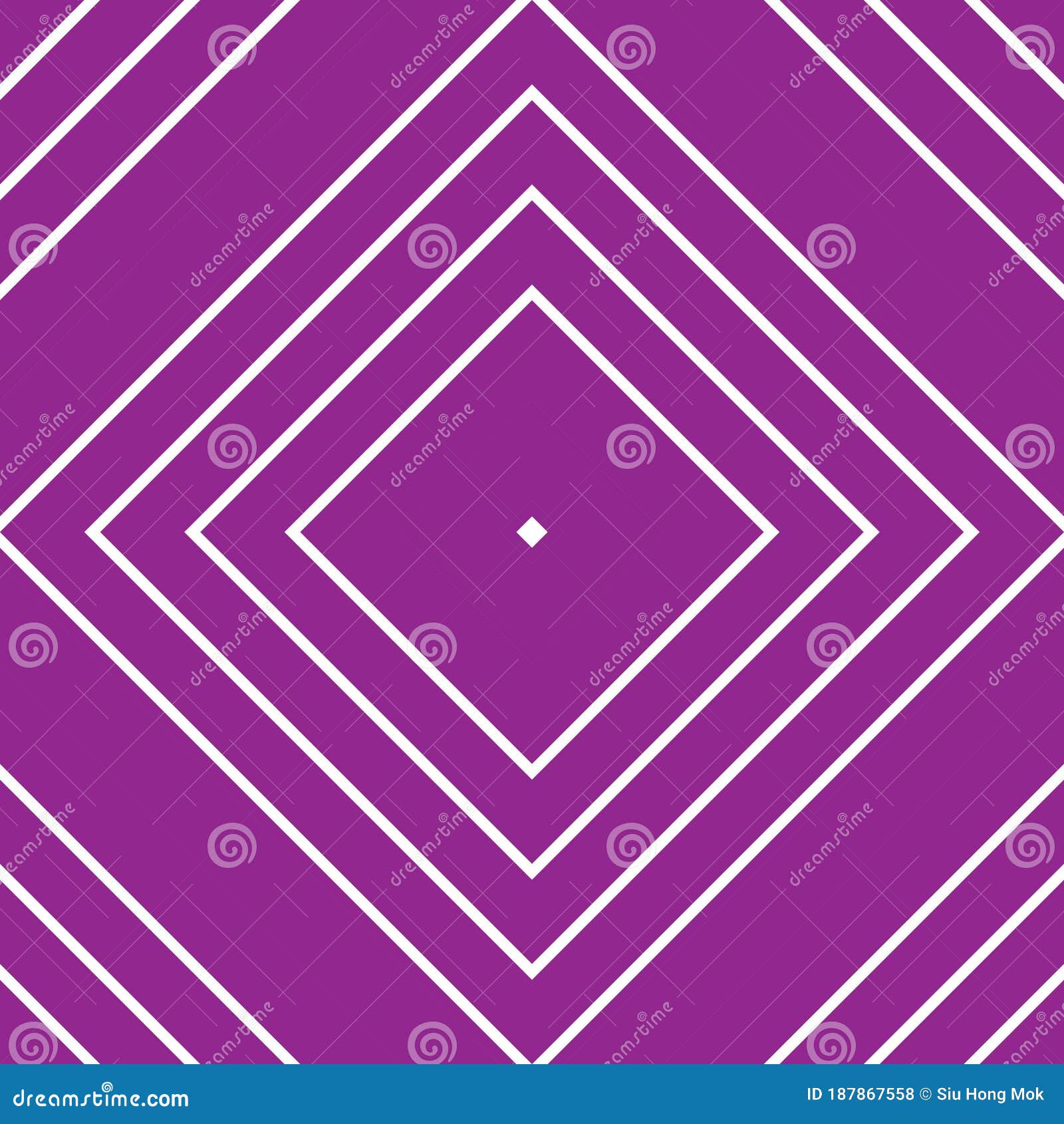 Purple Argyle Diagonal Stripes Seamless Pattern Background Stock Vector