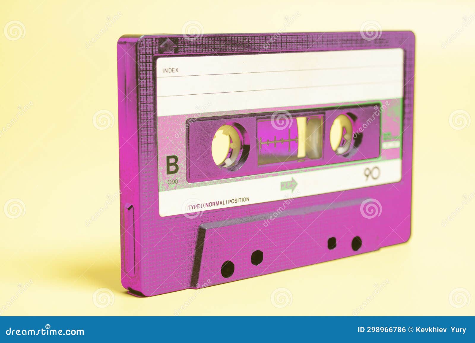 Purple Audio Cassette Tape,retro Style Stock Photo - Image of violet ...