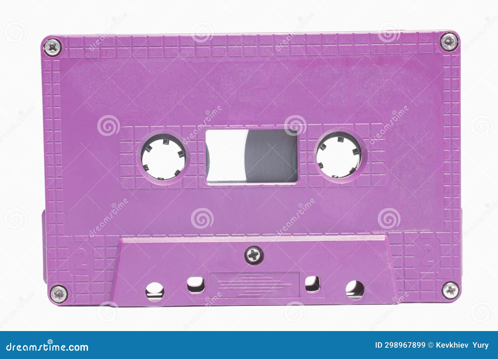 Purple Audio Cassette Tape,retro Style Stock Image - Image of classic ...