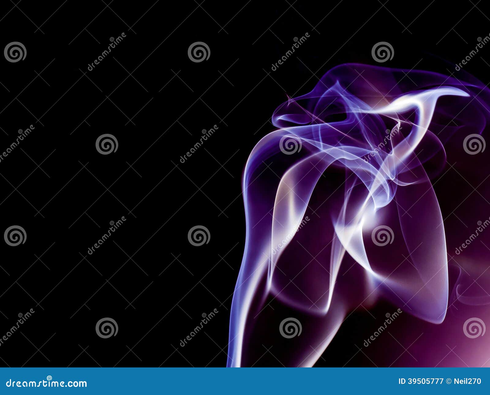 Purple Back lit smoke stock image. Image of coloured - 39505777