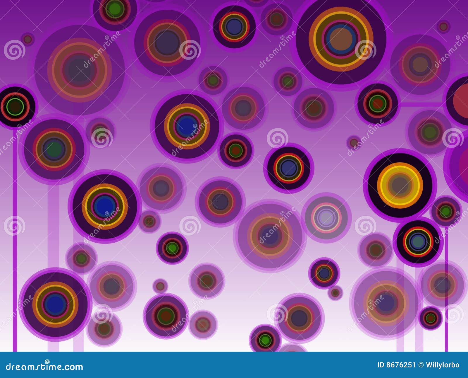 Purple Background Circles stock illustration. Illustration of circle ...
