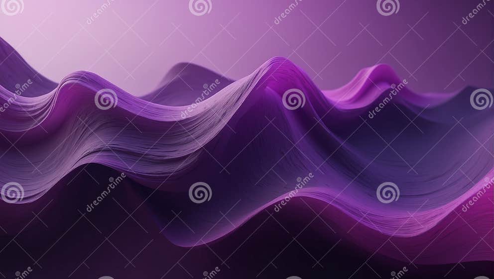 Purple Wavy Lines Background Stock Illustration - Illustration of ...