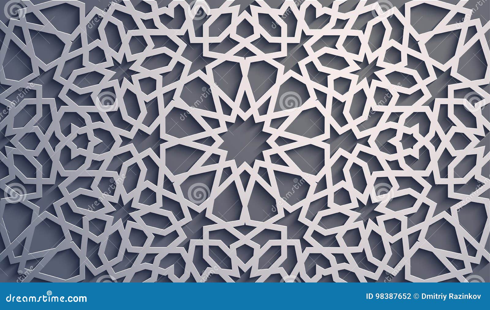 Purple Background . Islamic Ornament Vector , Persian Motiff . 3d ...