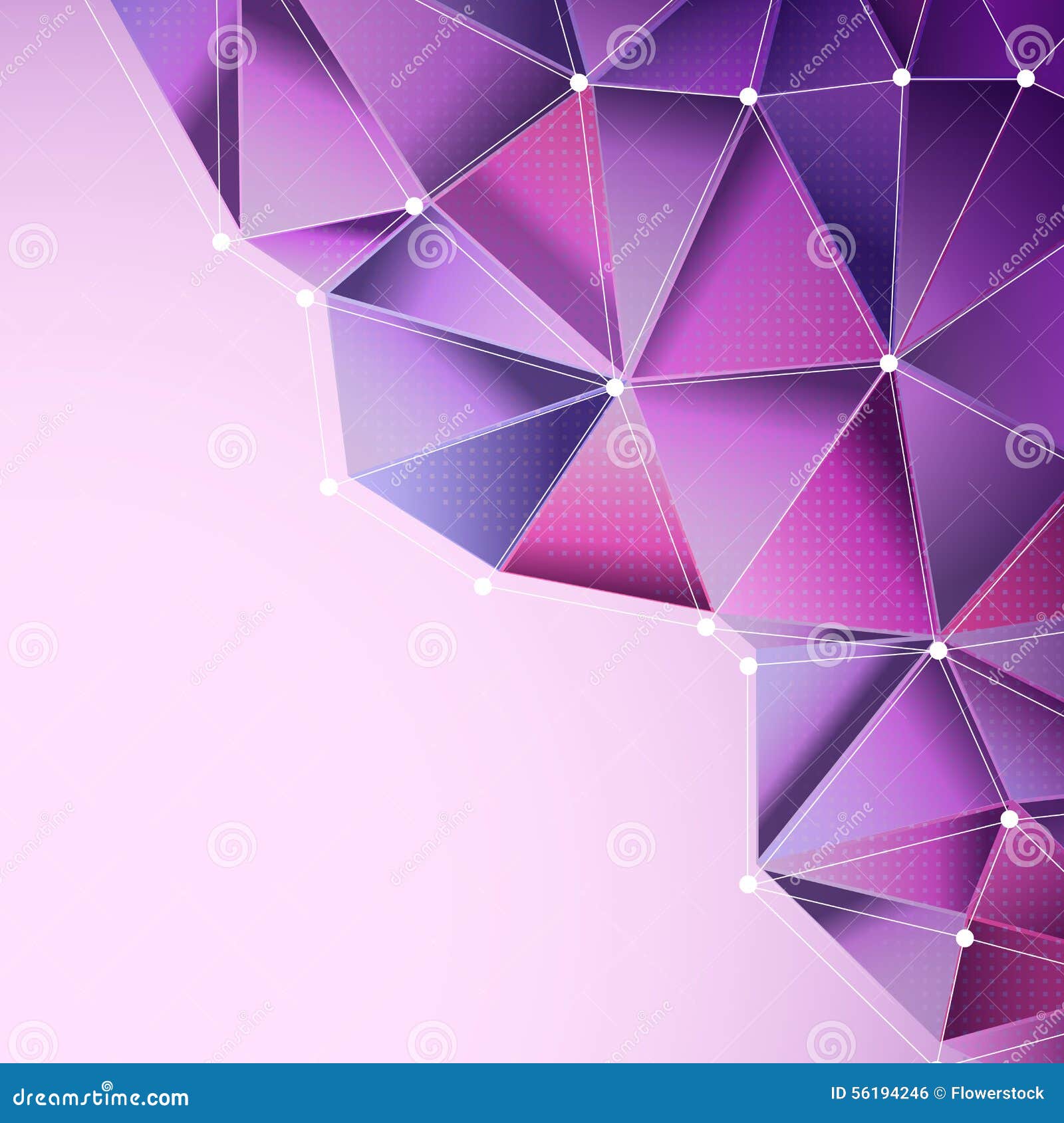 Purple Background with Polygonal Design Stock Vector - Illustration of ...