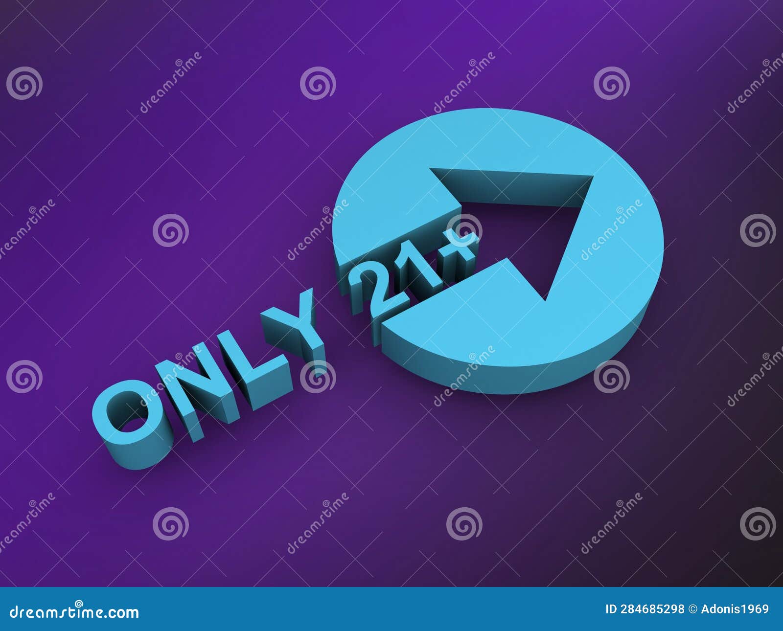 Only 21+ on purple stock illustration. Illustration of venues - 284685298