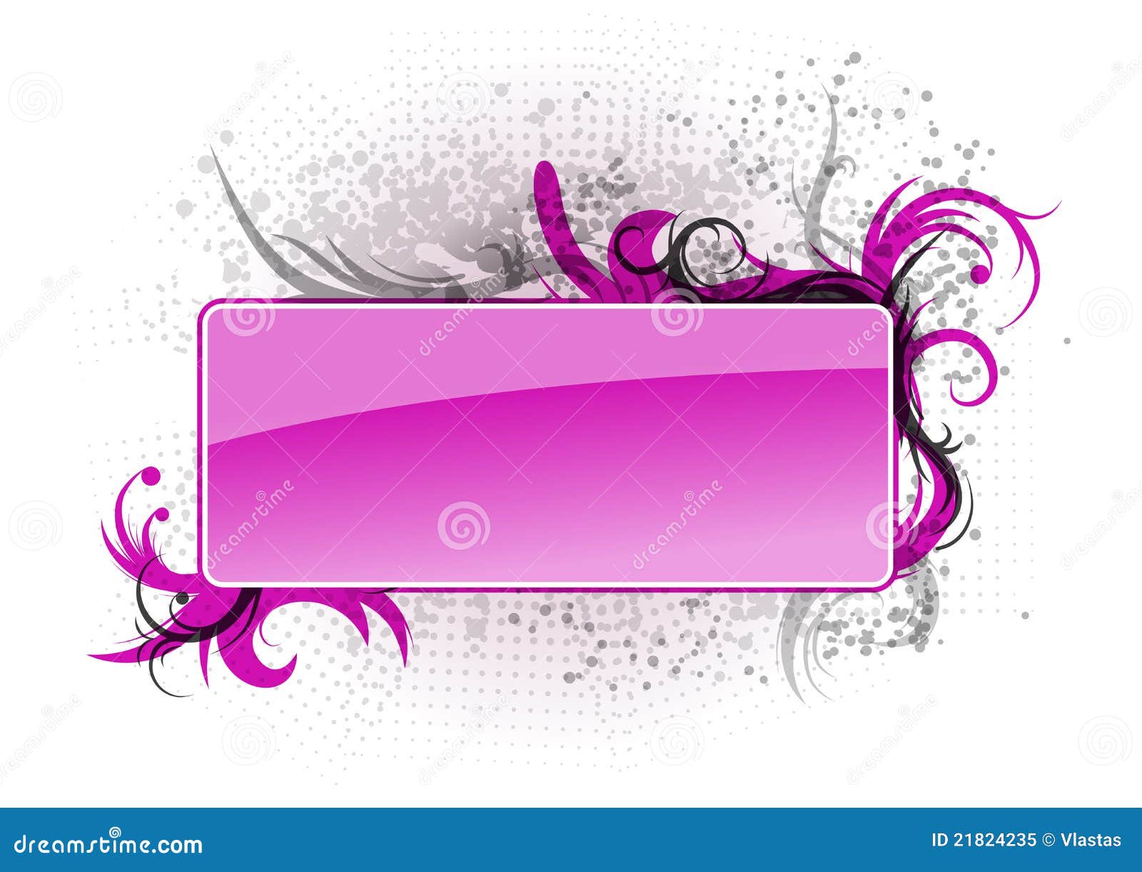 Purple banner stock vector. Illustration of frame, border - 21824235
