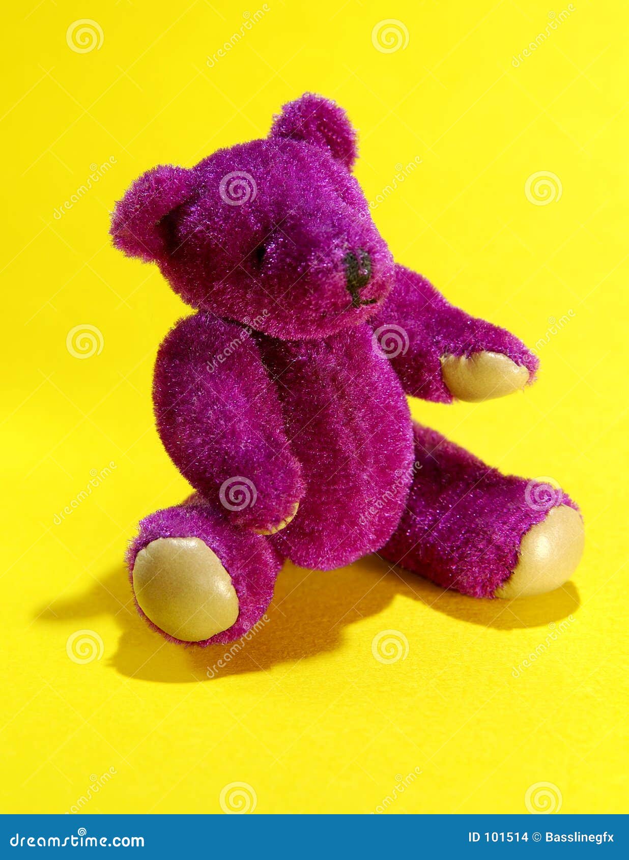 Purple Bear stock photo. Image of sitting, purple, toys - 101514