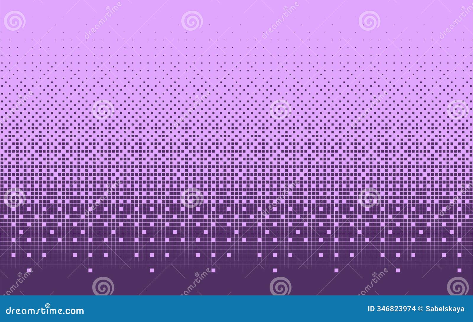 Purple Bitmap Texture, Abstract Pattern Halftone Vector Background, Glitch Screen with Flicker ...