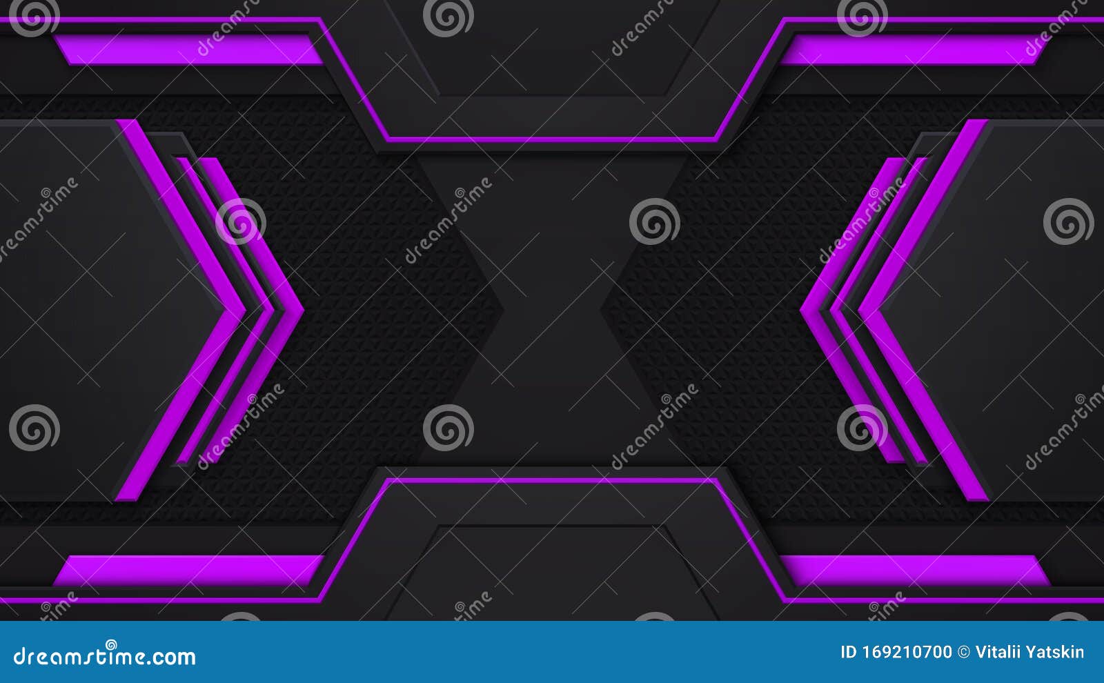 Purple and Black Contrast Abstract Technology Background. Purple ...