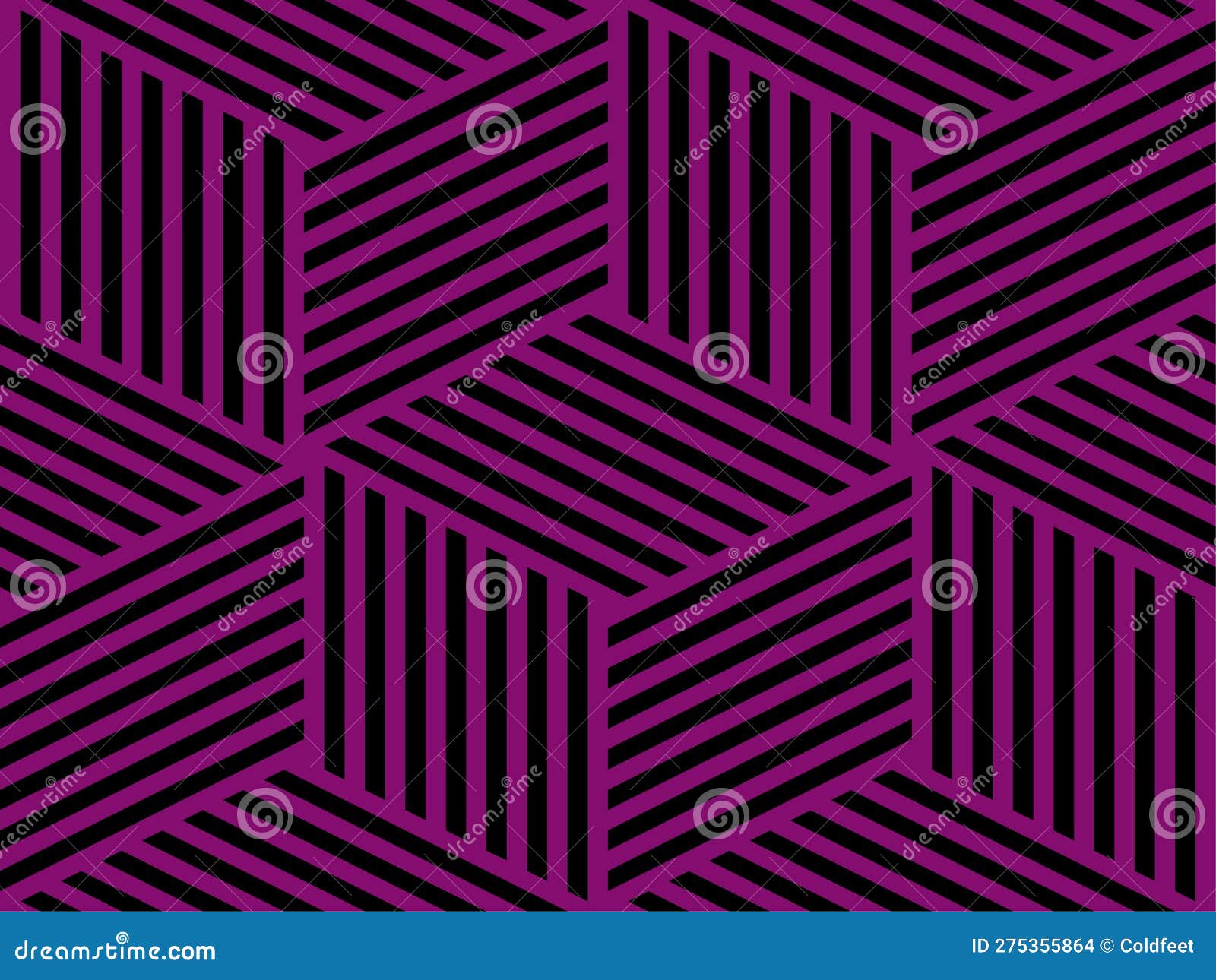 Purple and Black 3d Abstract Geometric Model Stock Vector ...
