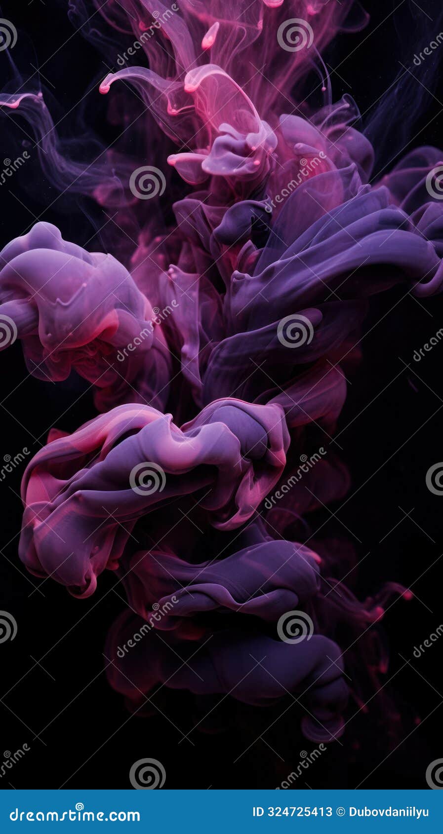 Purple and Black Ink Colored Abstract Background Stock Illustration ...