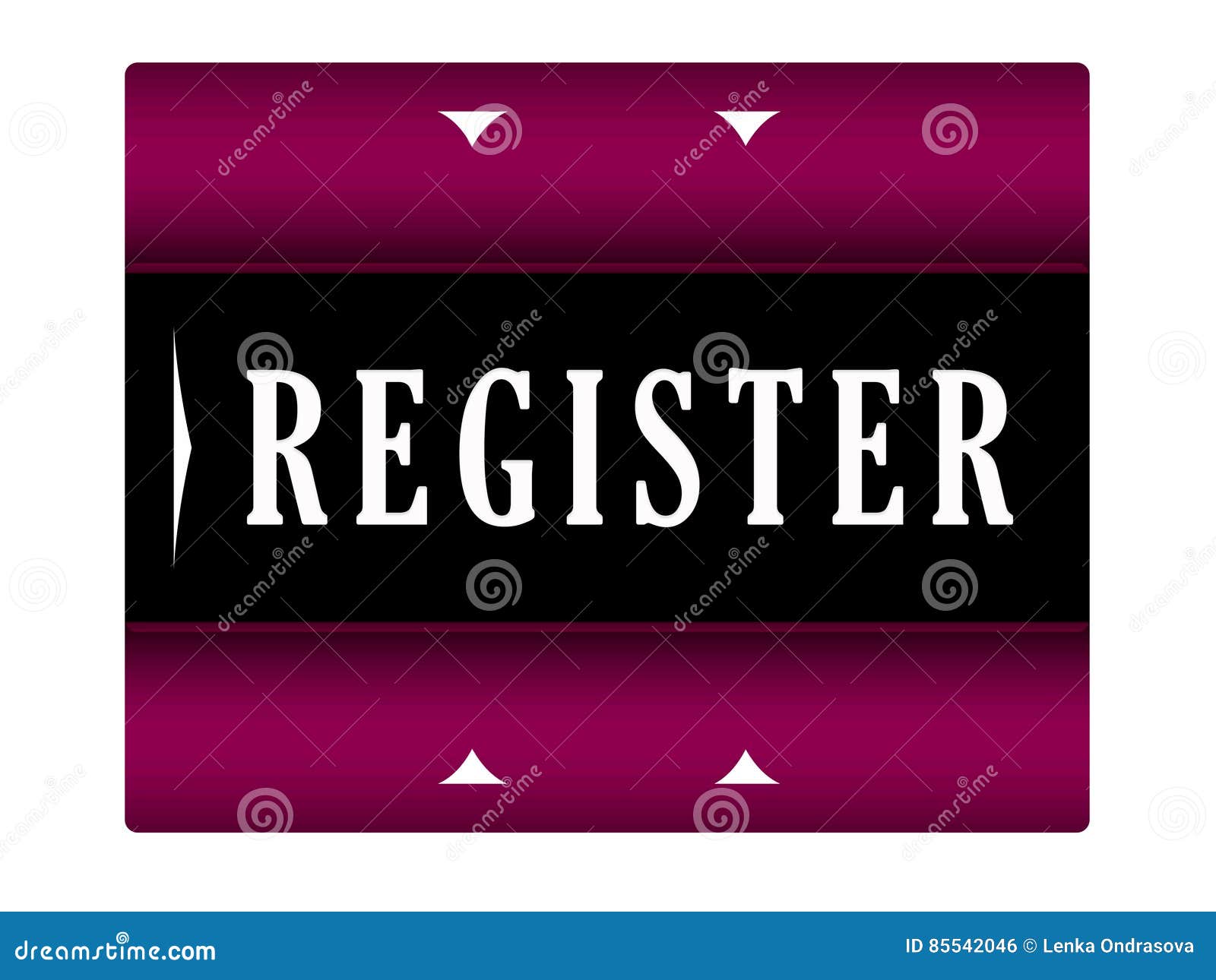 Purple-black Register Button Stock Illustration - Illustration of ...