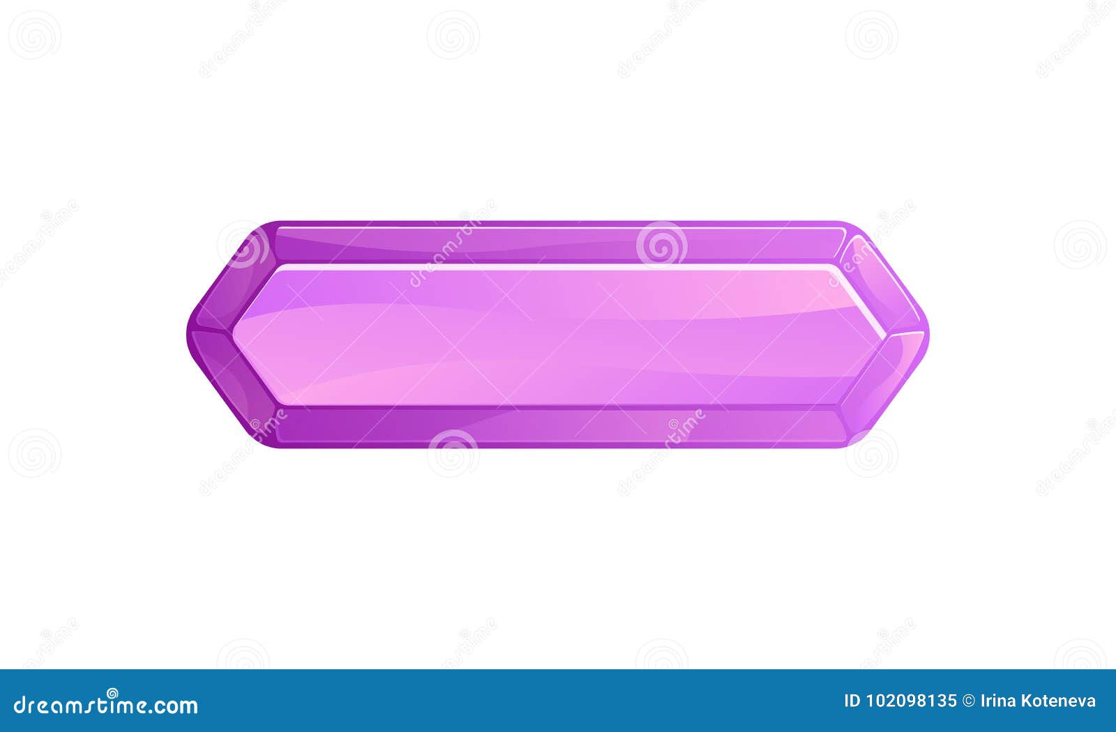 Purple Blank Window Option in Cartoon Style Stock Vector - Illustration ...