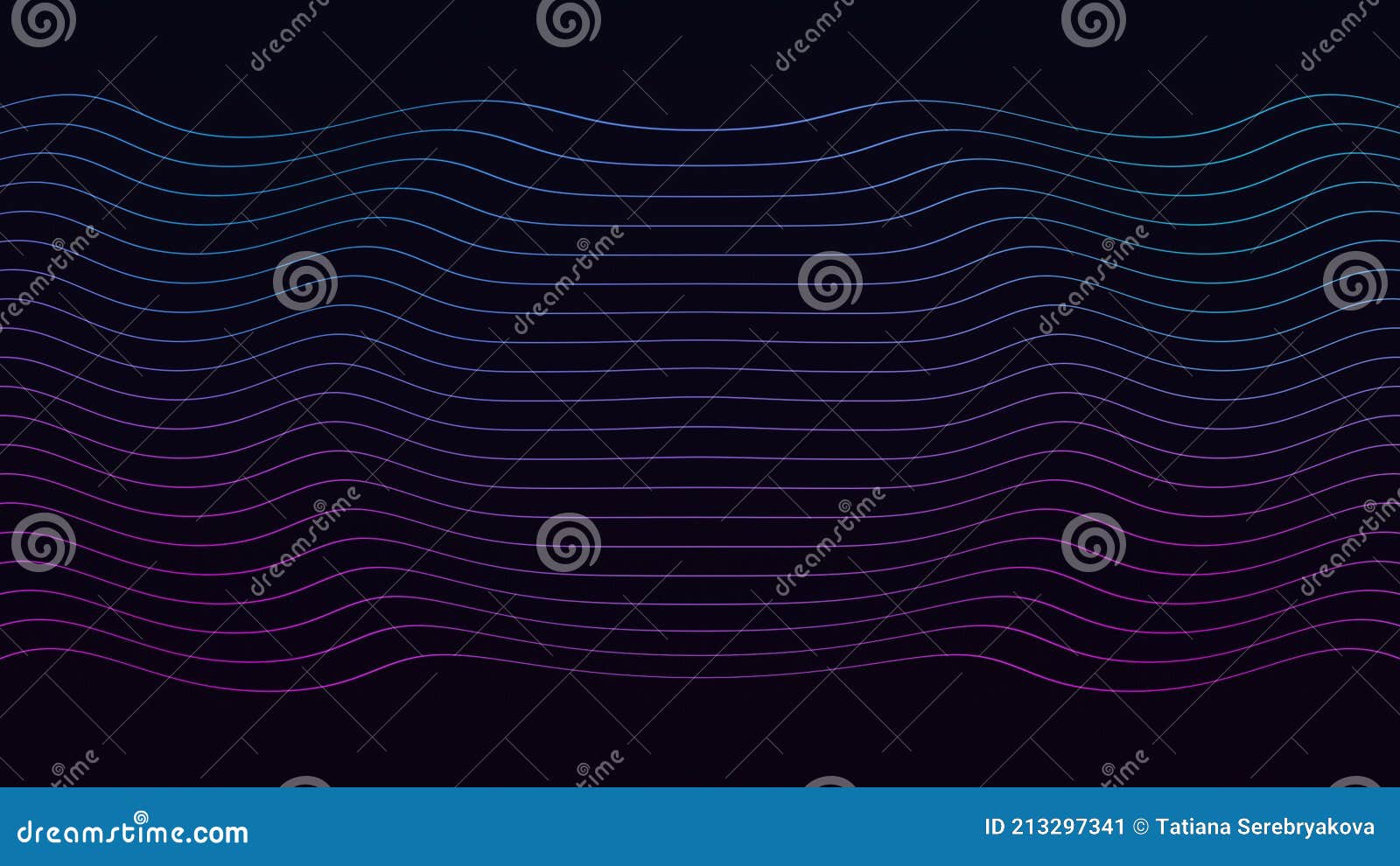 Purple and Blue Dark Gradient. Abstract Background Animation Waving ...