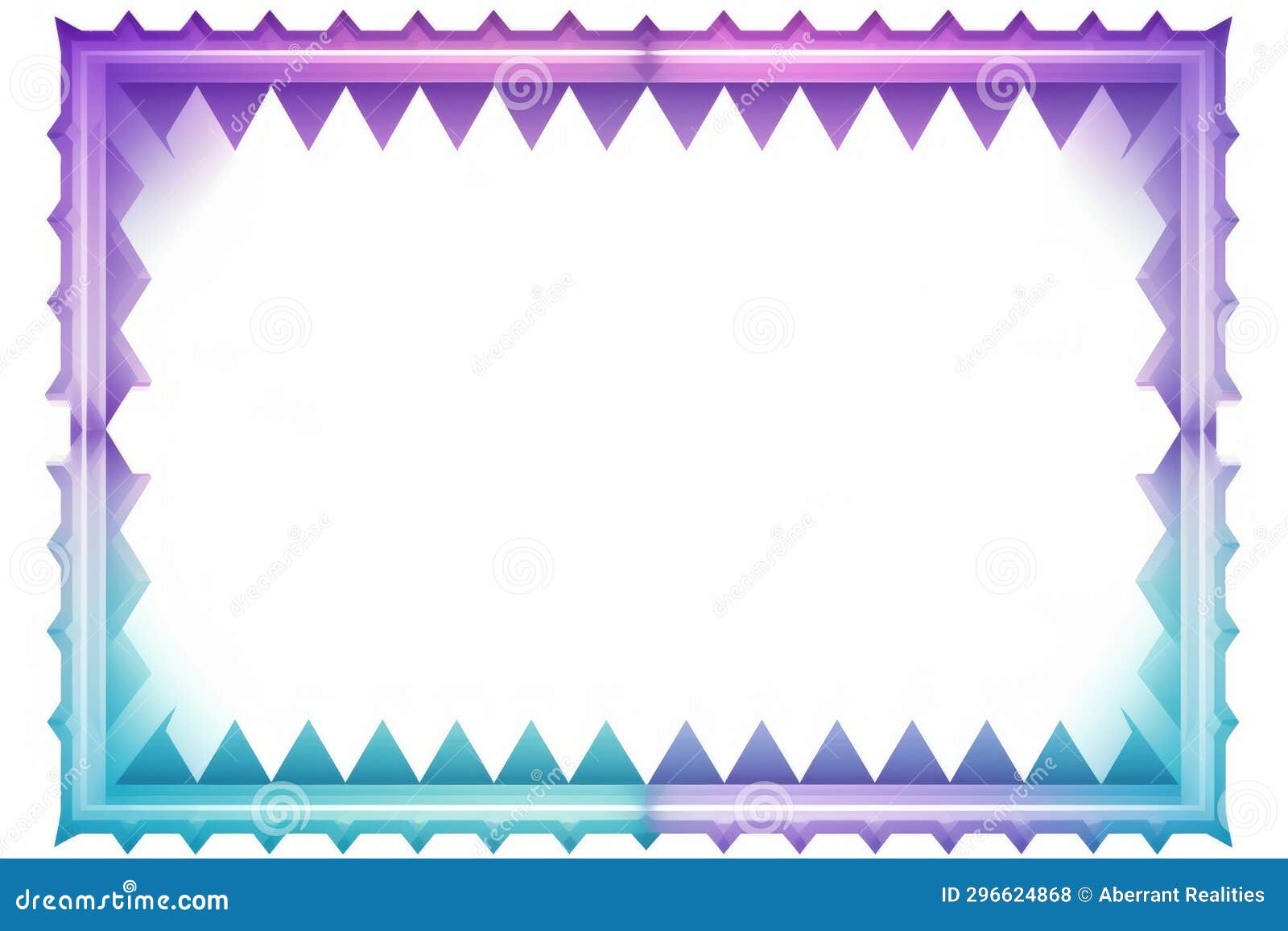 A Purple and Blue Frame with an Ombre Effect Stock Illustration ...