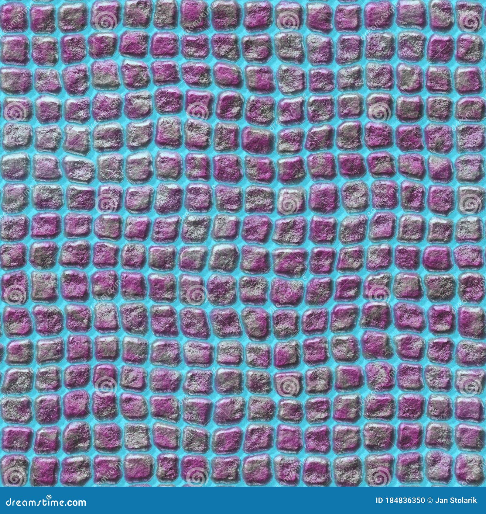 Purple, Blue Seamless Pavement Texture Background Stock Illustration ...