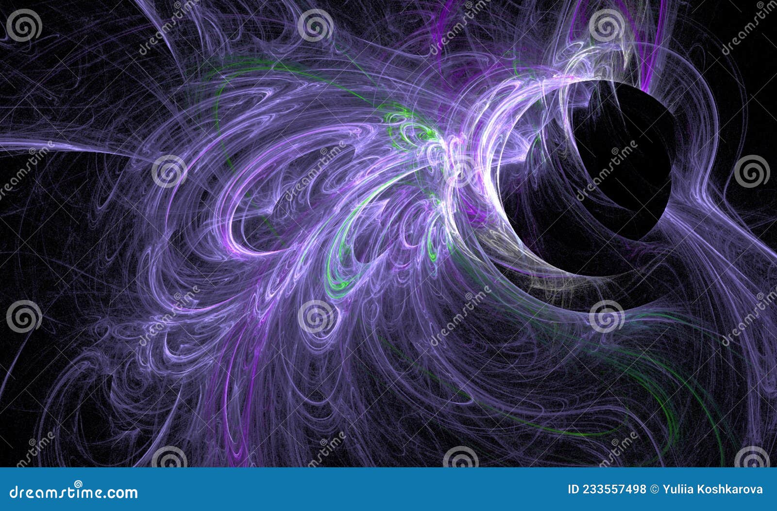 Purple Blue Space Drawing, Planet, Space Stock Vector - Illustration of ...