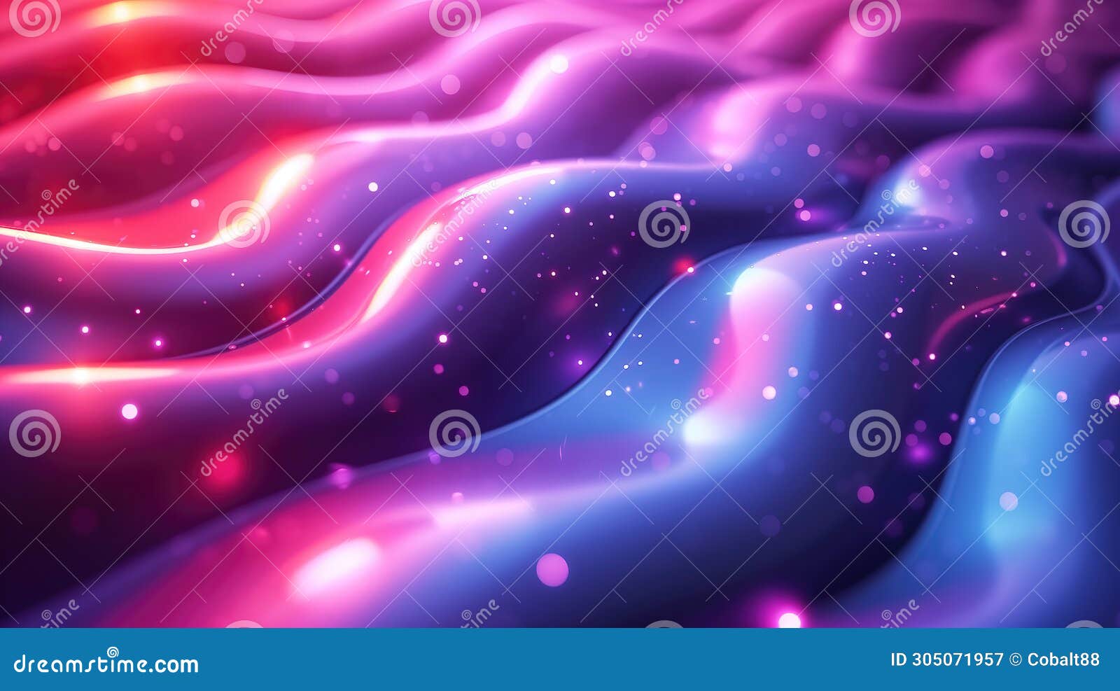 Purple Blue Wavy Gradient Abstract Background, Ultraviolet Holographic ...