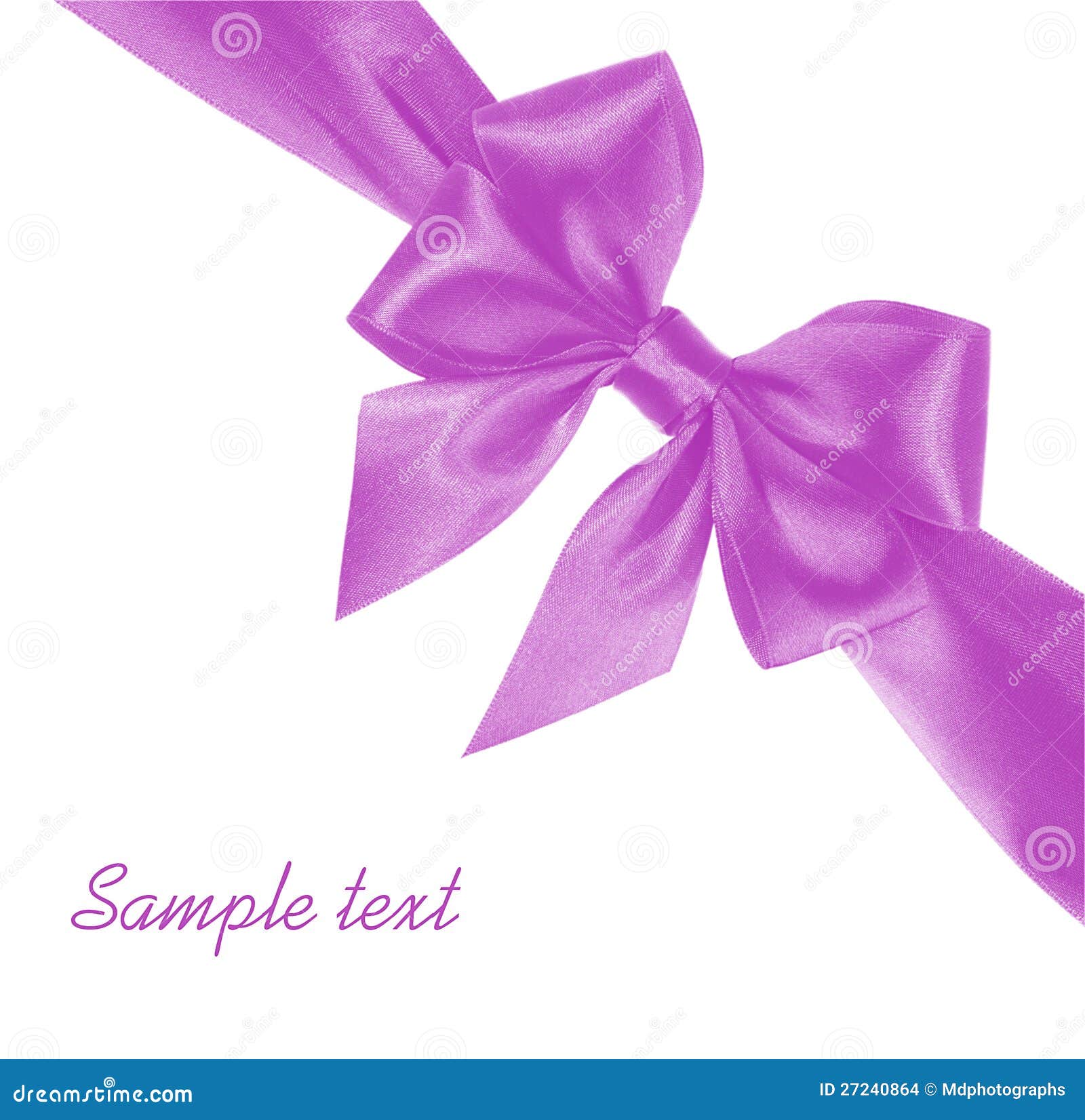 Purple bow stock photo. Image of border, elegance, copy - 27240864