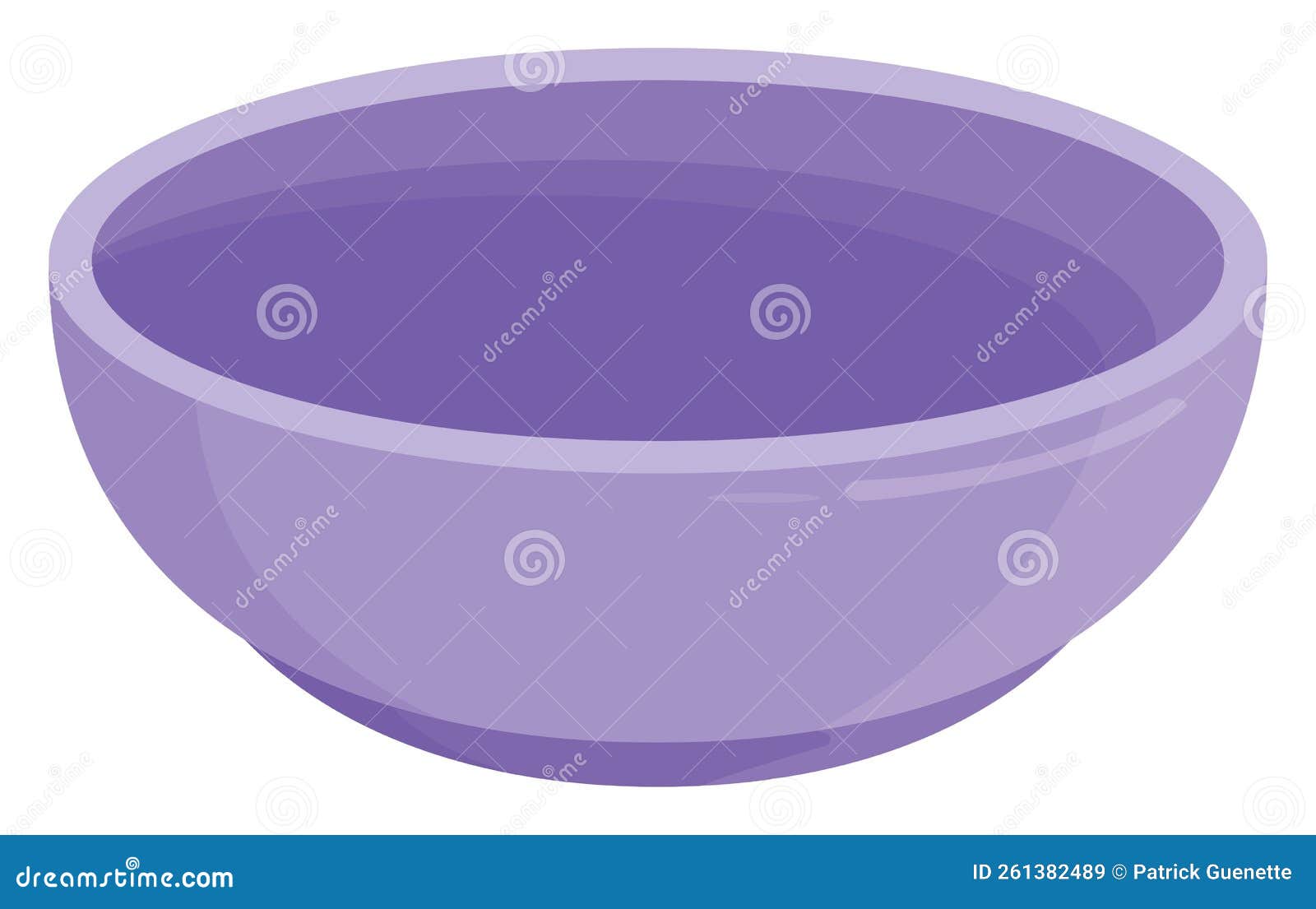 Purple Bowl, Icon Cartoon Vector | CartoonDealer.com #261382489