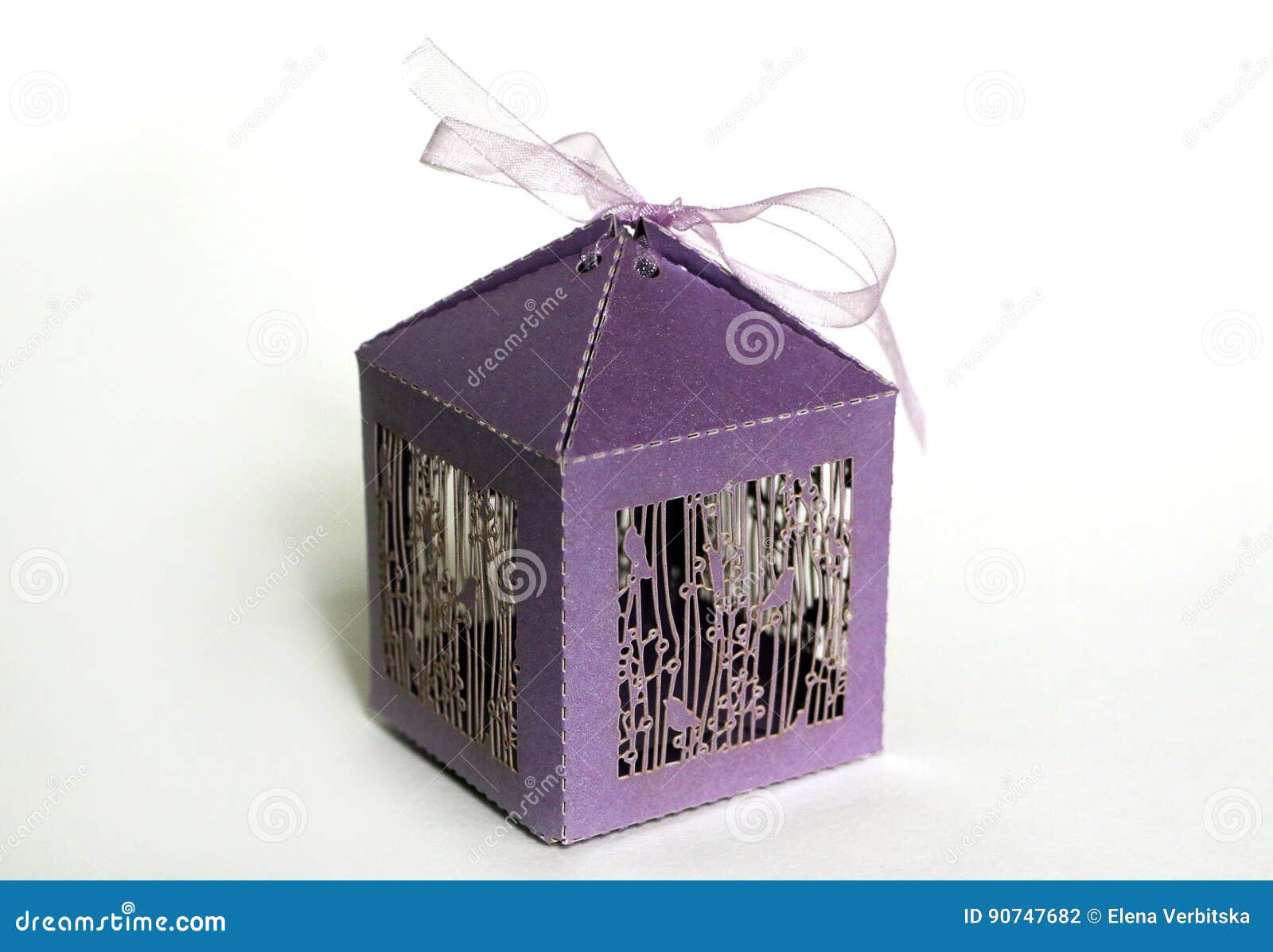 Purple box, gift stock photo. Image of elegant, decorative - 90747682