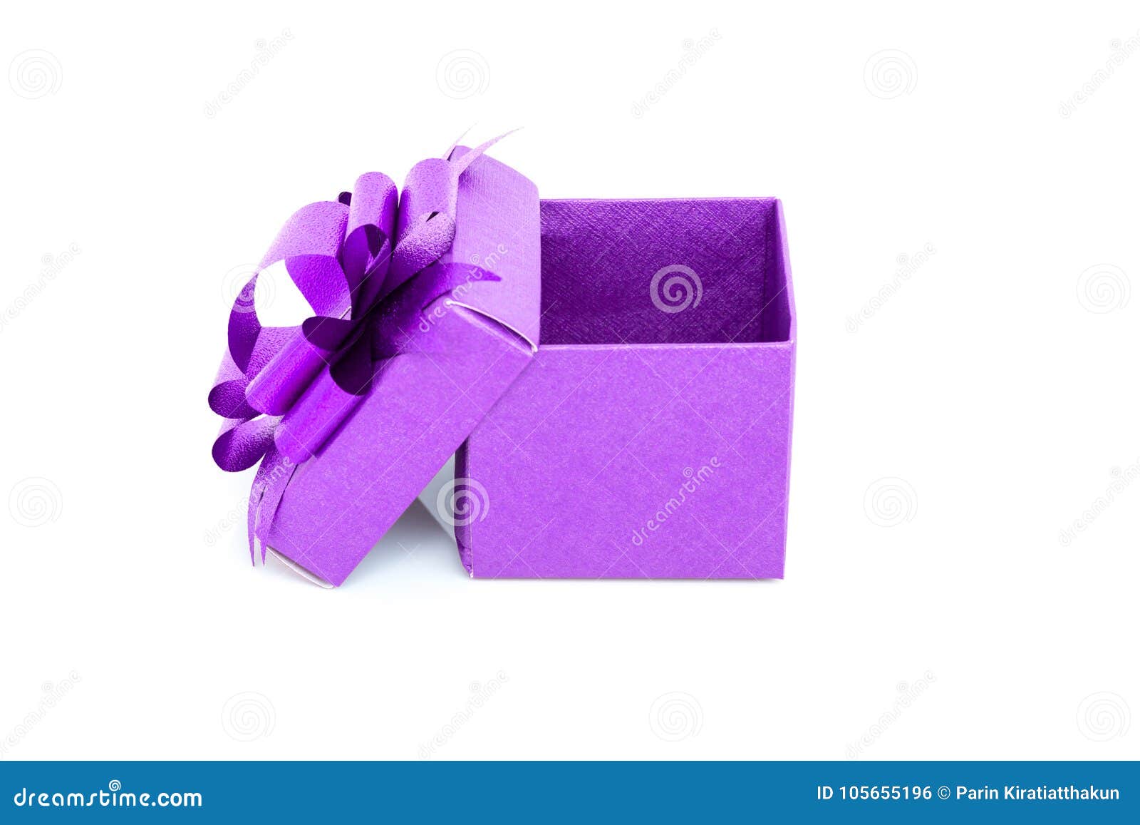Purple box on white stock photo. Image of design, valentine - 105655196