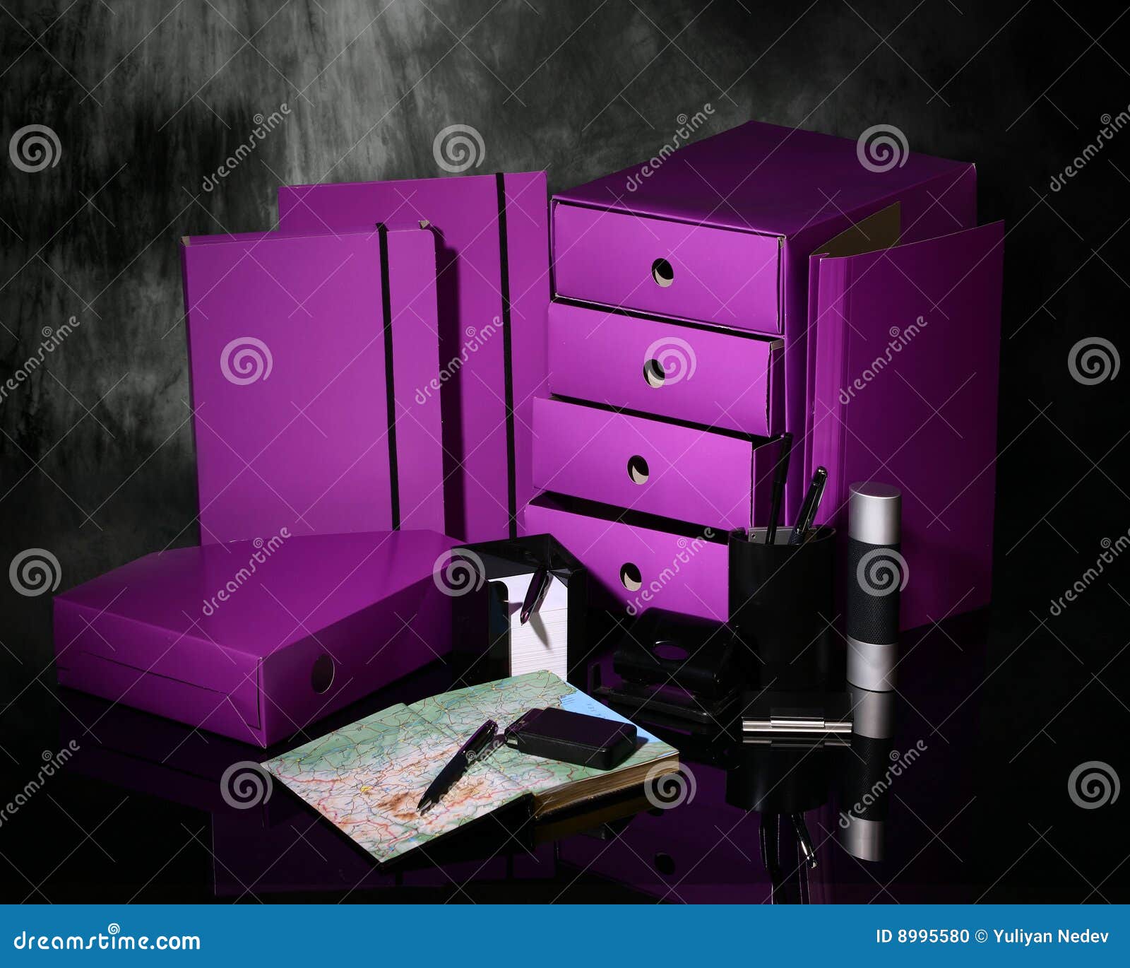 Purple boxes stock photo. Image of stripes, package, surprise - 8995580