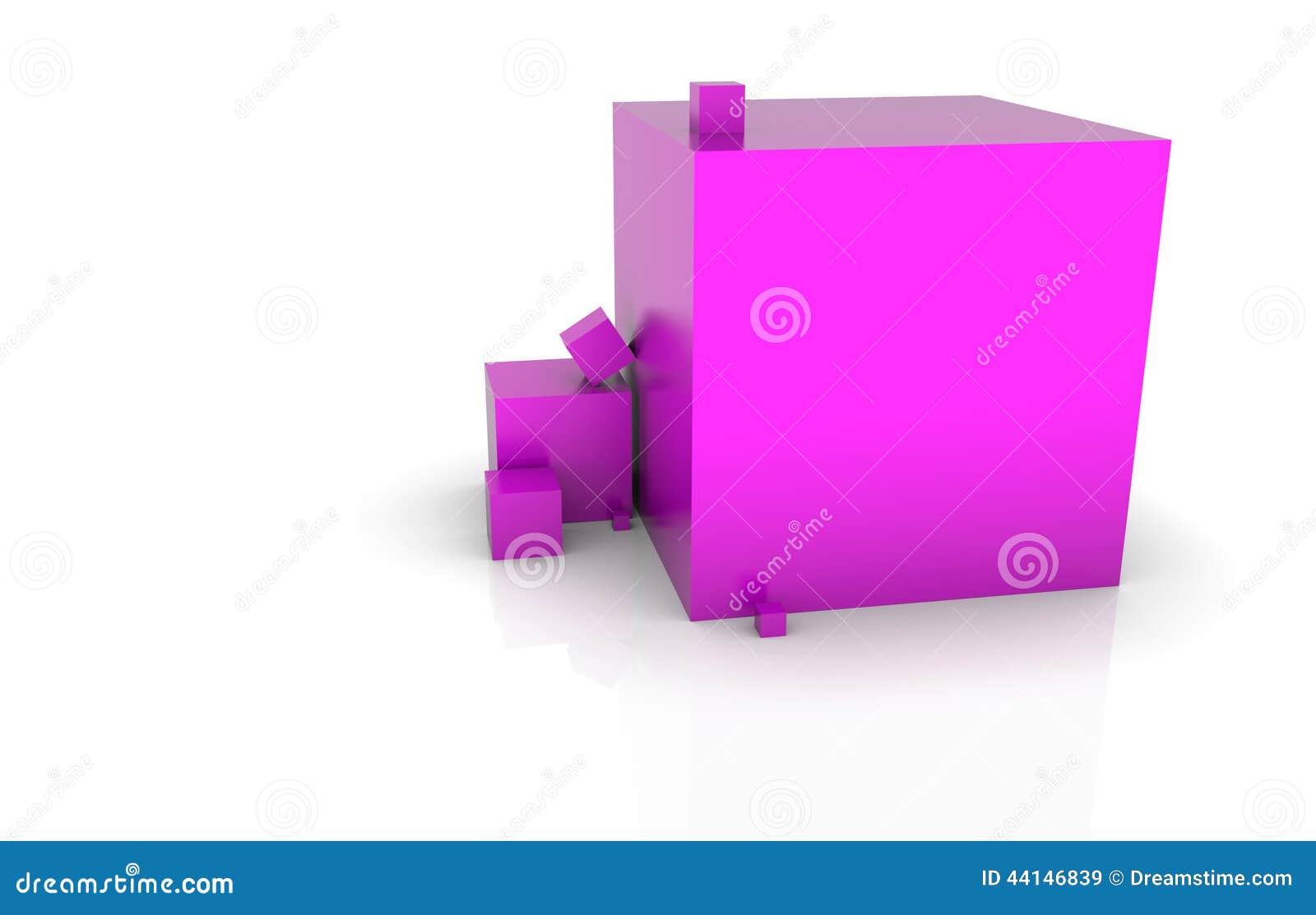 Purple boxes stock illustration. Illustration of small - 44146839