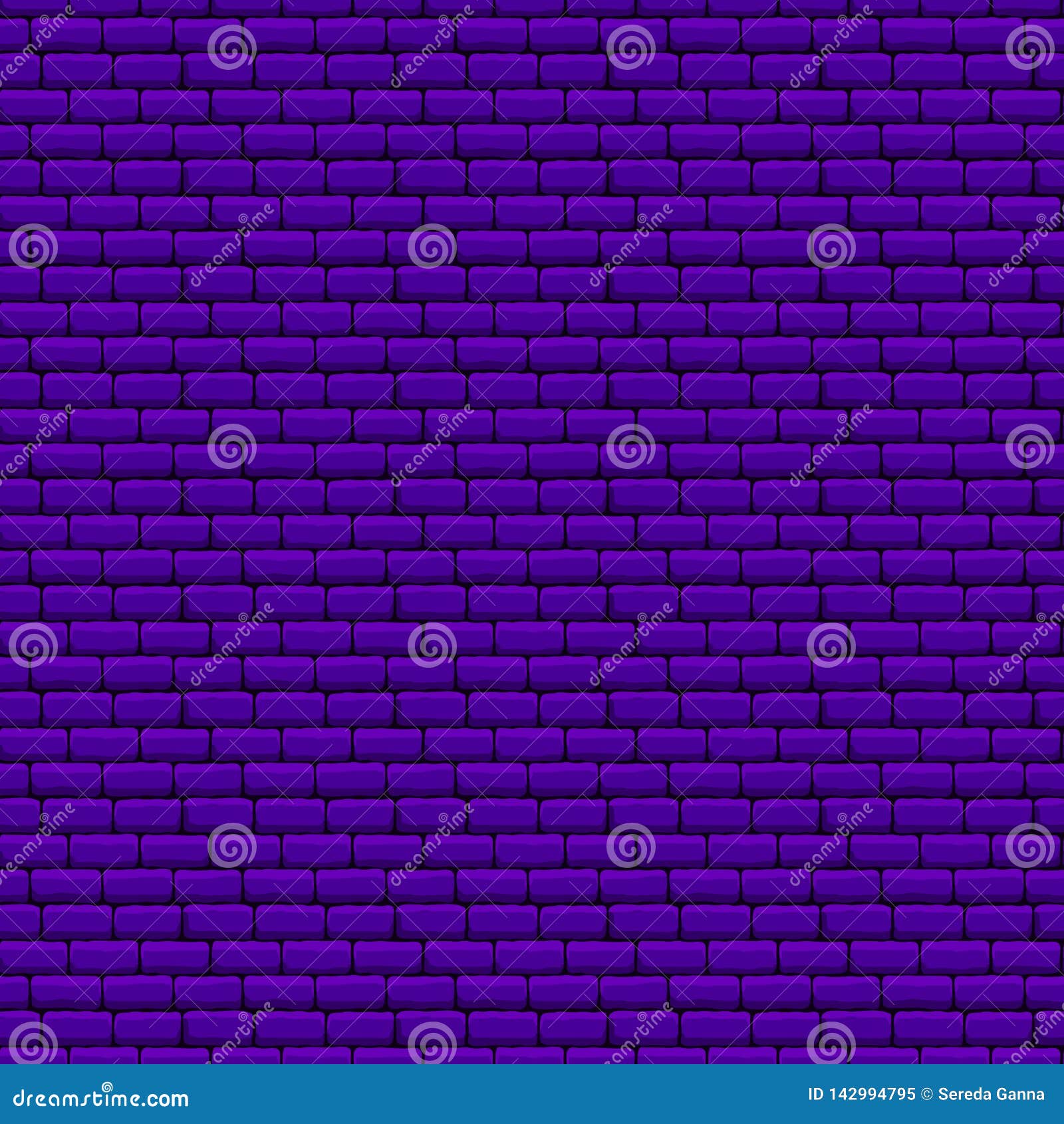 Purple Brick Wall Seamless Texture Stock Vector - Illustration of ...