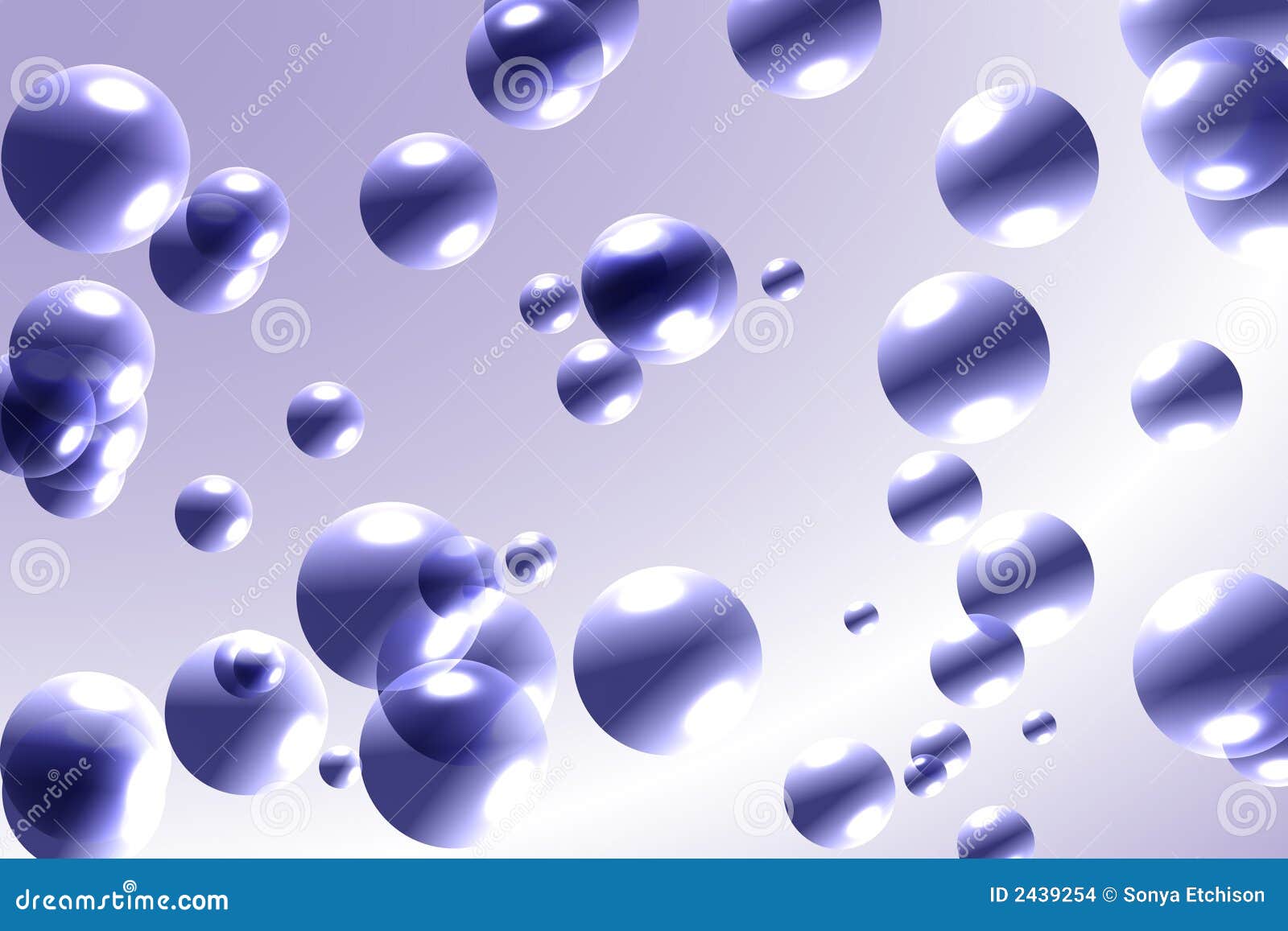Purple Bubbles in the Light Stock Photo - Image of float, effects: 2439254