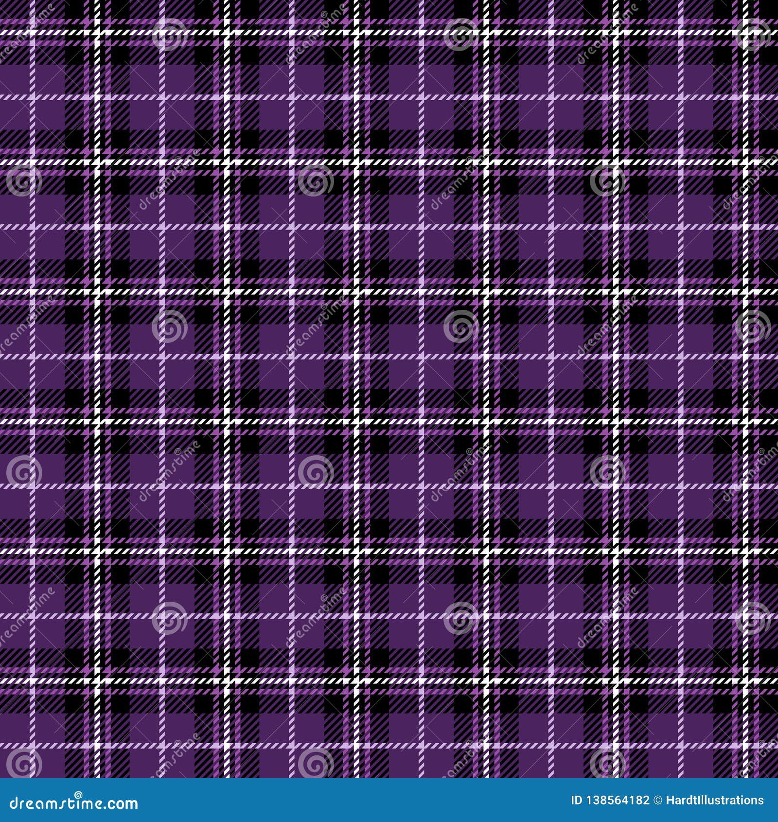 Purple Buffalo Plaid Seamless Pattern Stock Vector - Illustration of ...