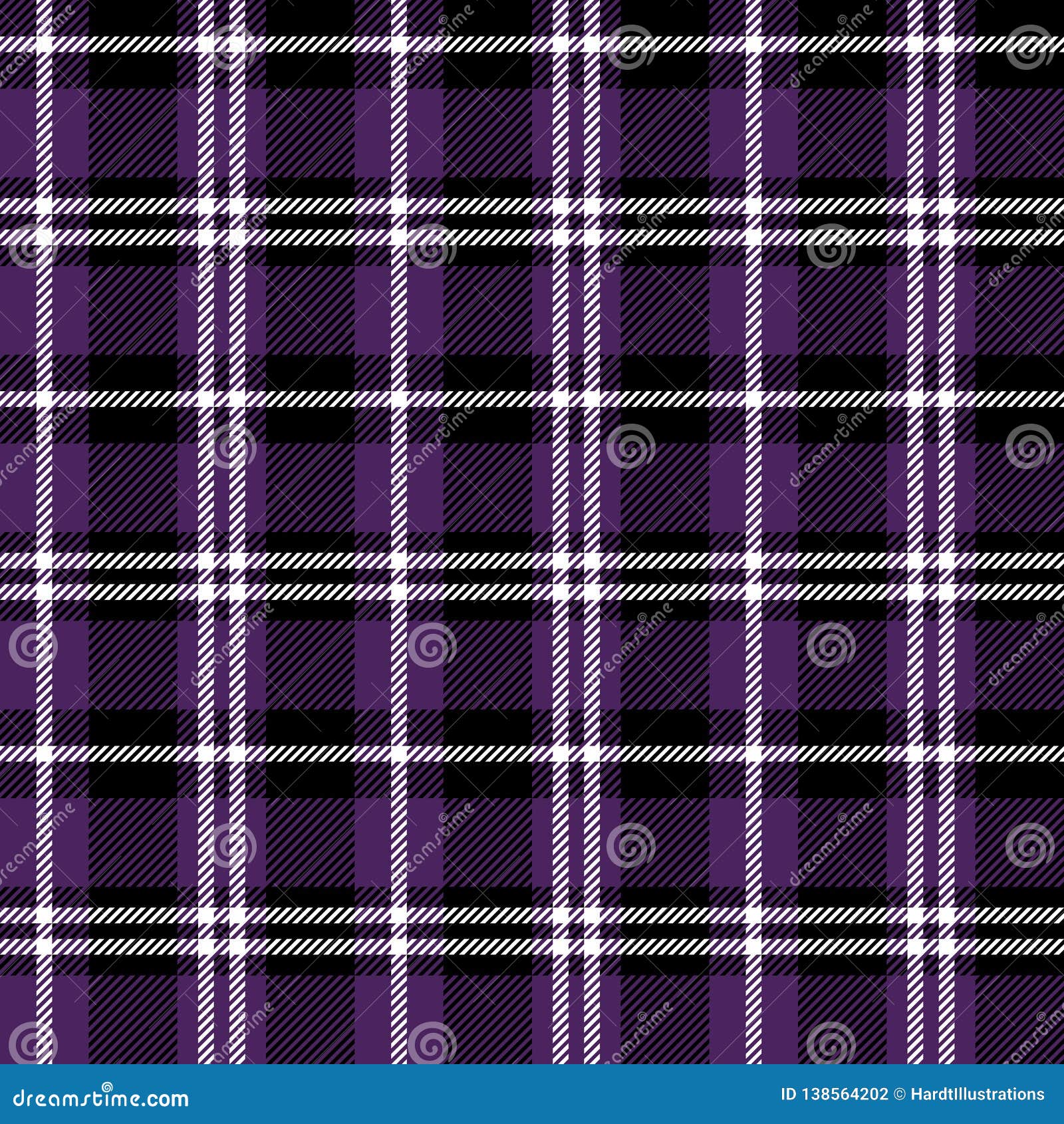 Purple Buffalo Plaid Seamless Pattern Stock Vector - Illustration of ...