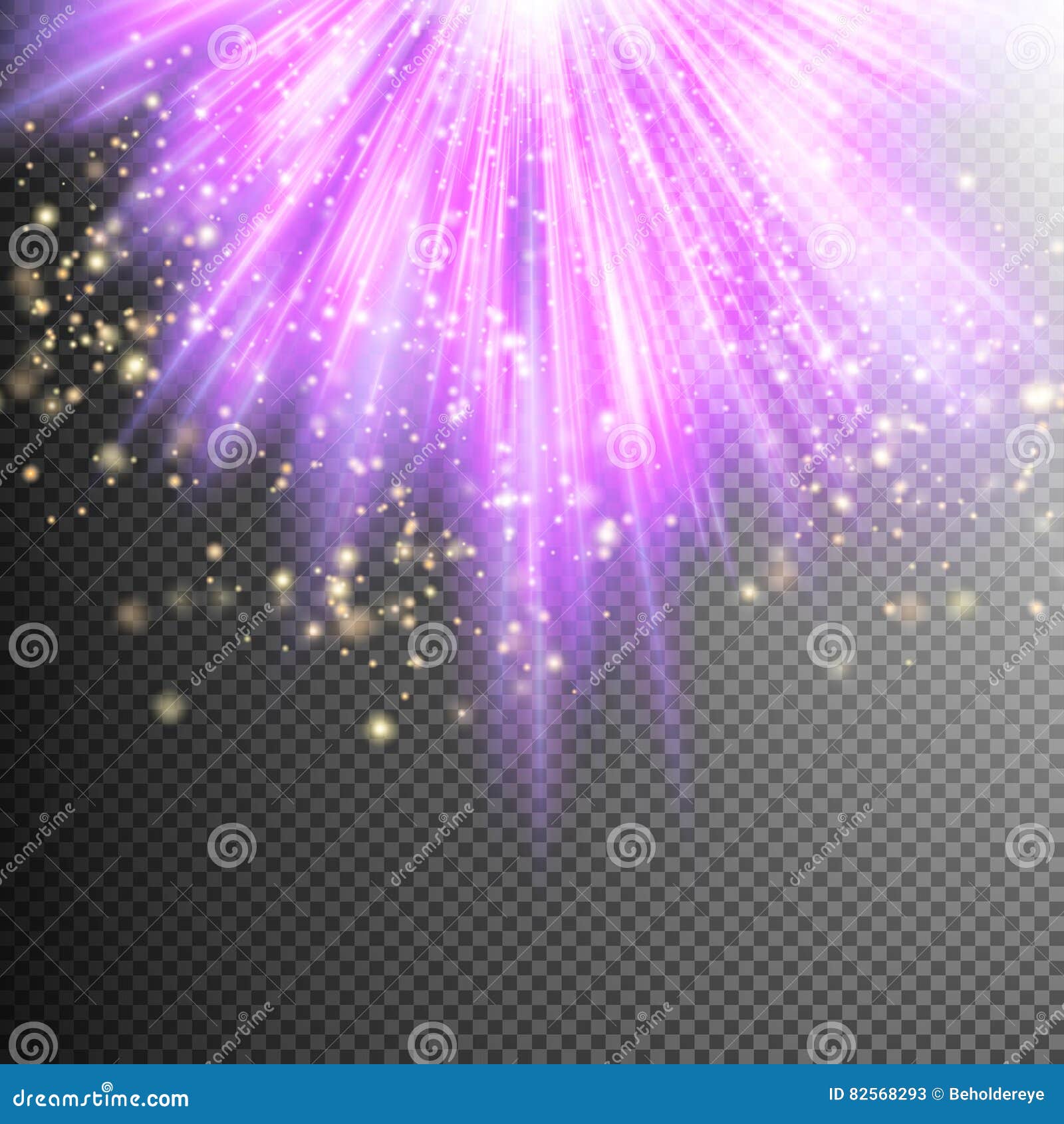 Purple Burst Effect. EPS 10 Stock Vector - Illustration of luminosity ...