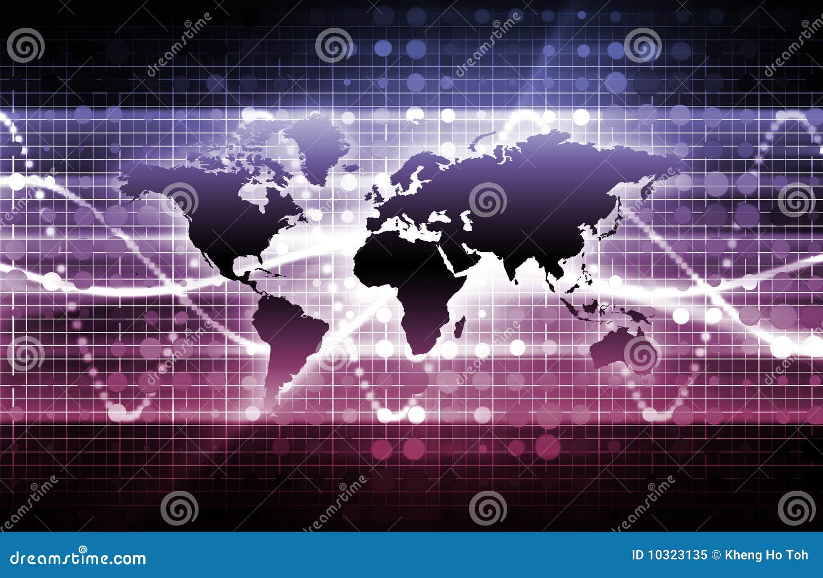 Purple Business Media stock illustration. Illustration of engineering ...