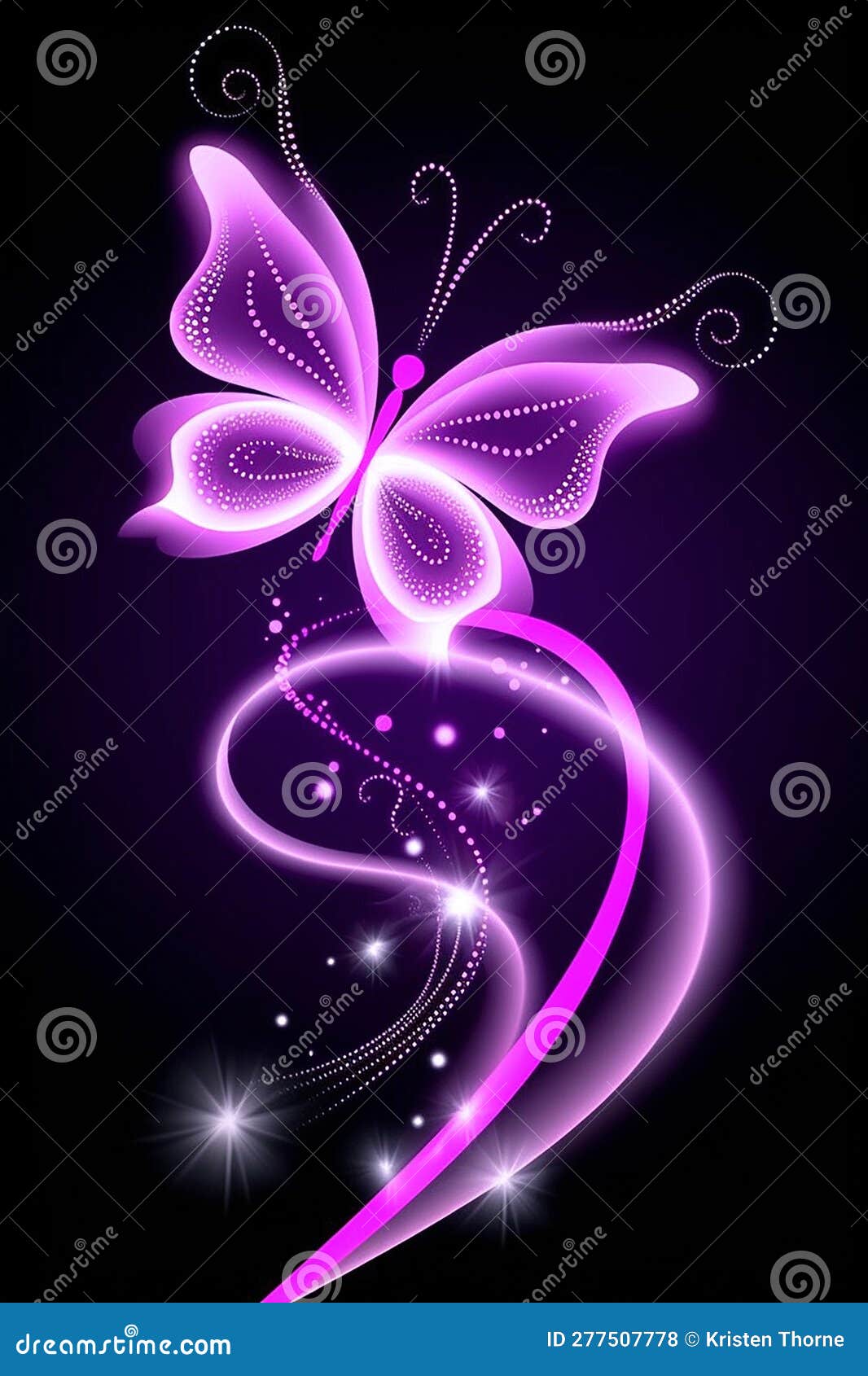Purple Butterfly Graphic stock illustration. Illustration of violet ...