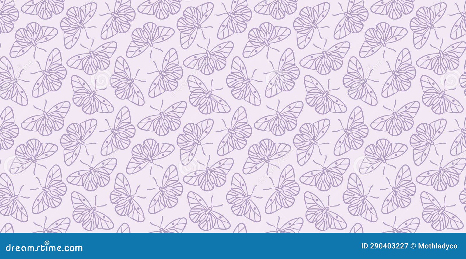 Purple Butterfly Vector Pattern Background Stock Vector - Illustration ...