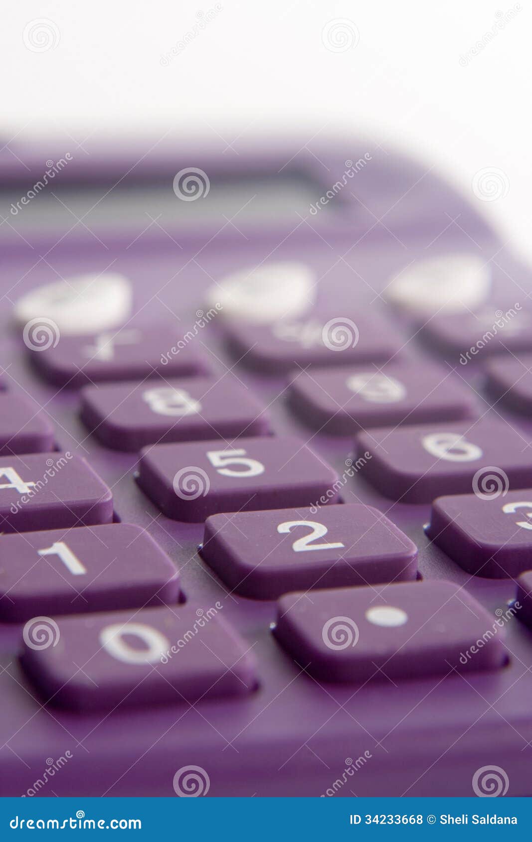 Purple Calculator On White Background Royalty-Free Stock Image ...