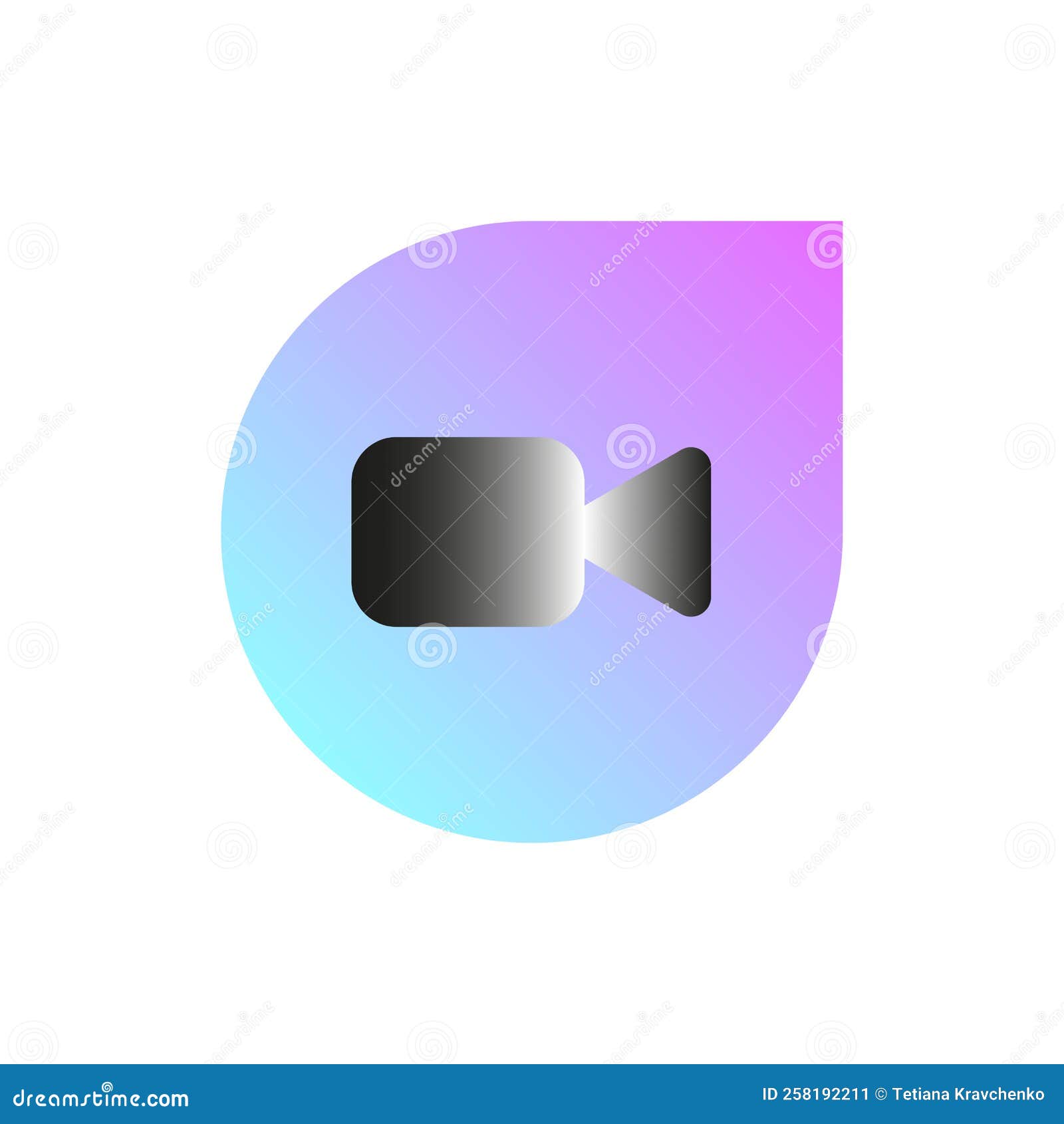 Purple Camera Icon. Symbol Graphics. Vector Illustration. Stock Image ...